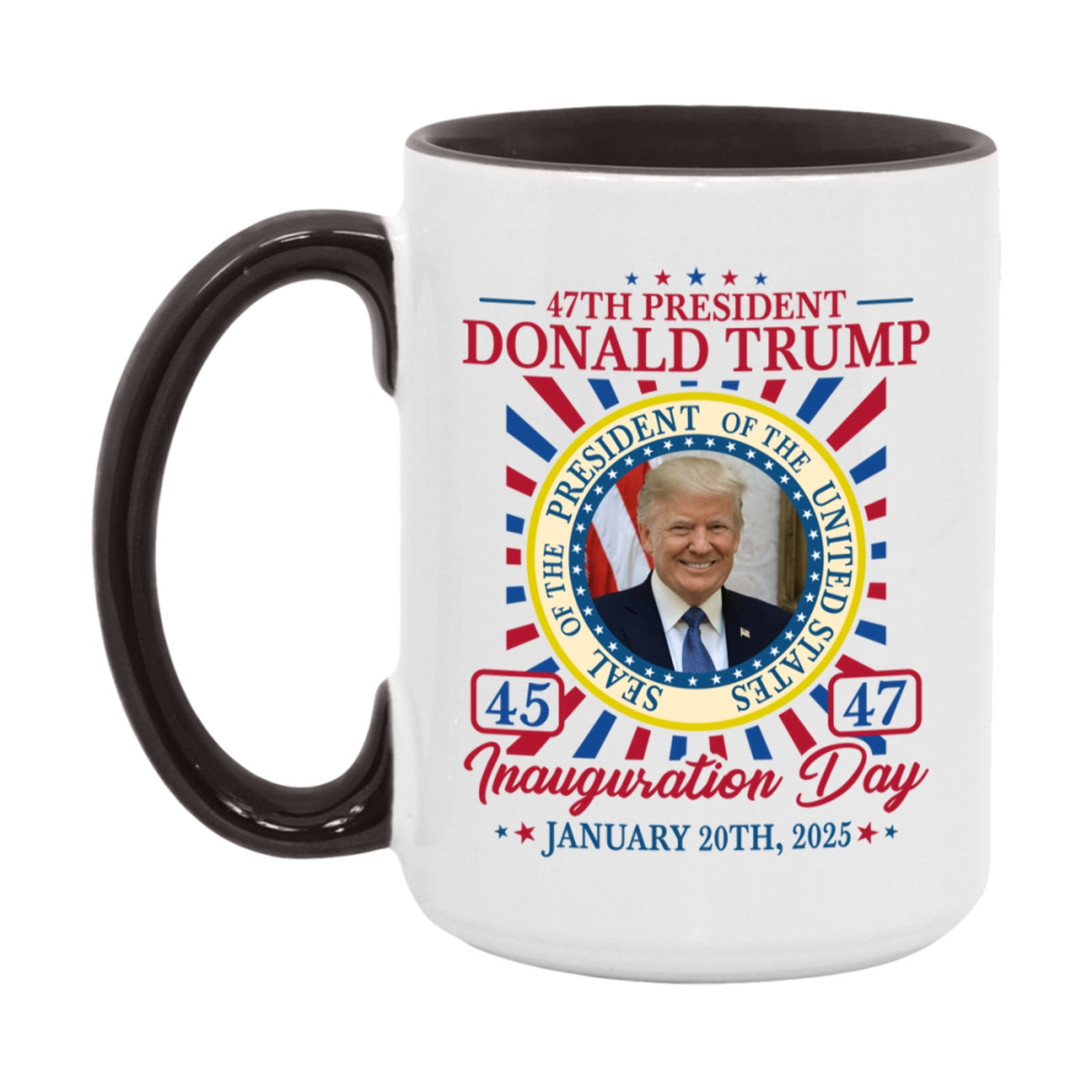 Trump Mug, 2025 Trump Presidential Coffee Cup, Maga Gift In 11Oz Or ...