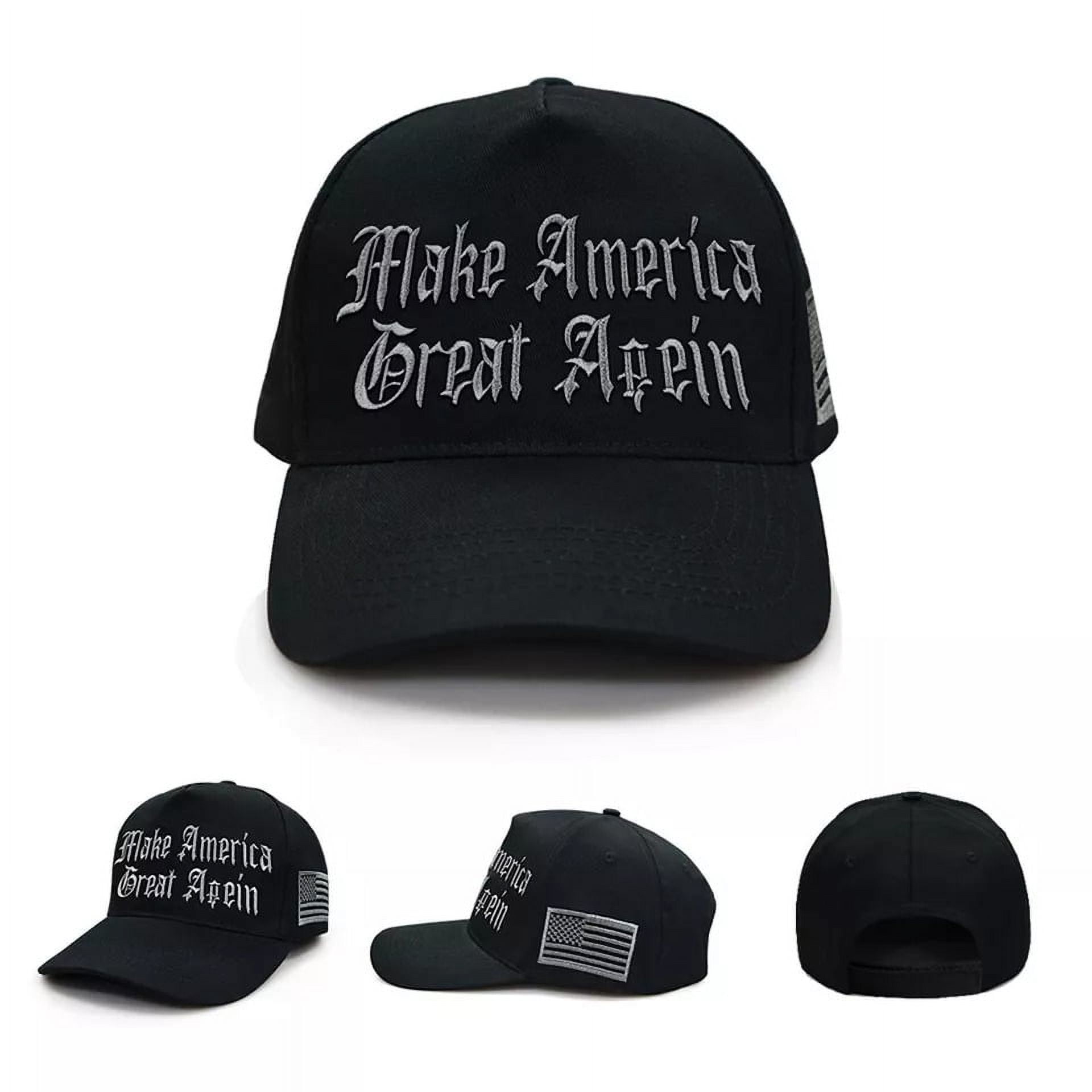 Trump Musk Black & Grey MAGA Hat - Adjustable Hat - Walmart.com