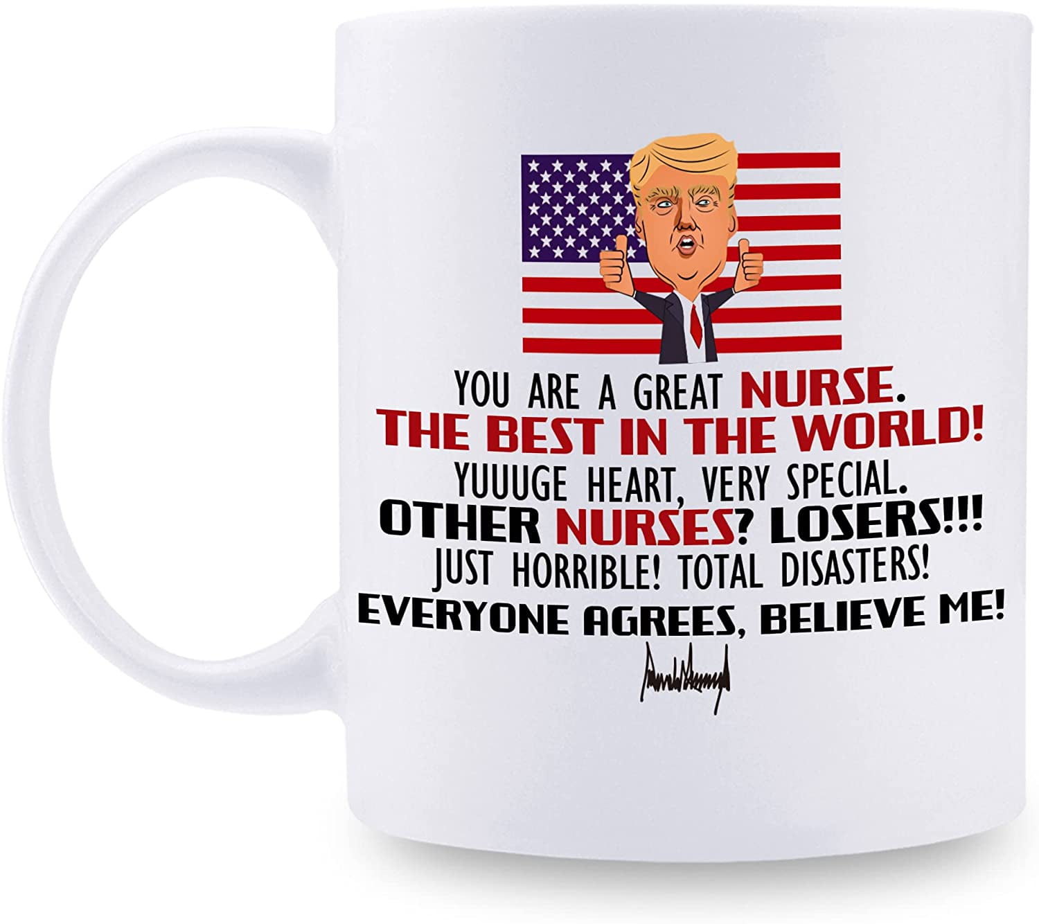 Trump Nurse Mug - Trump Nurse Graduation Gift - Trump Birthday Xmas ...