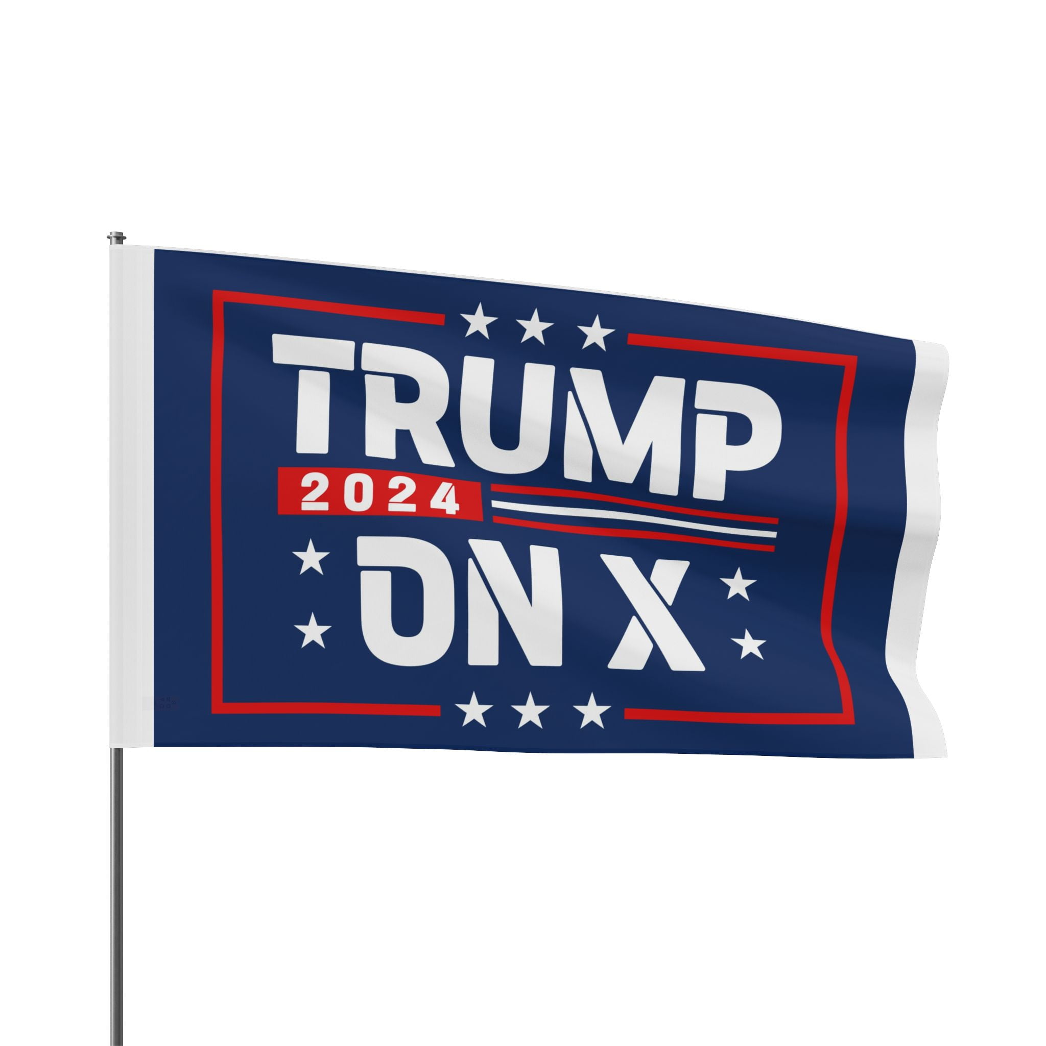 Trump On X 2024 Election Flag, Us Presidential Election Sign ID-0814 ...
