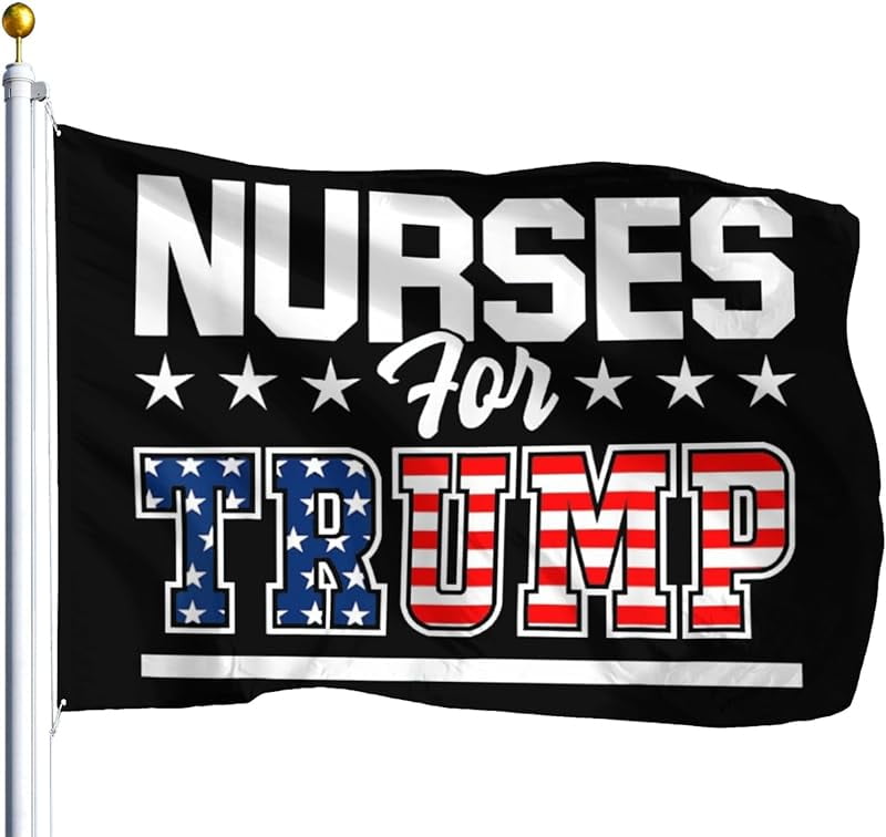 Trump Outdoor Flag Nurse For Trump Garden Flags & America House Flags ...
