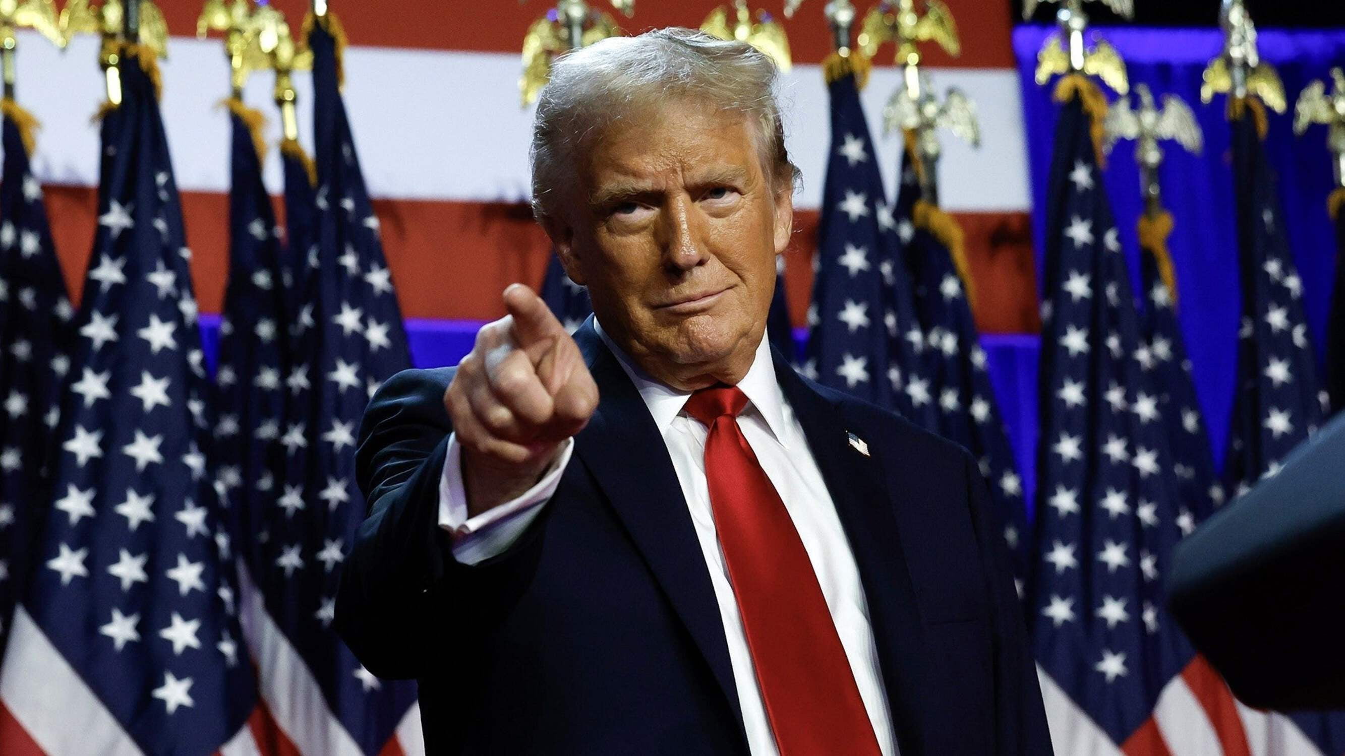 Trump Pointing Victory 2024 Glossy Poster Picture Photo Print Banner ...