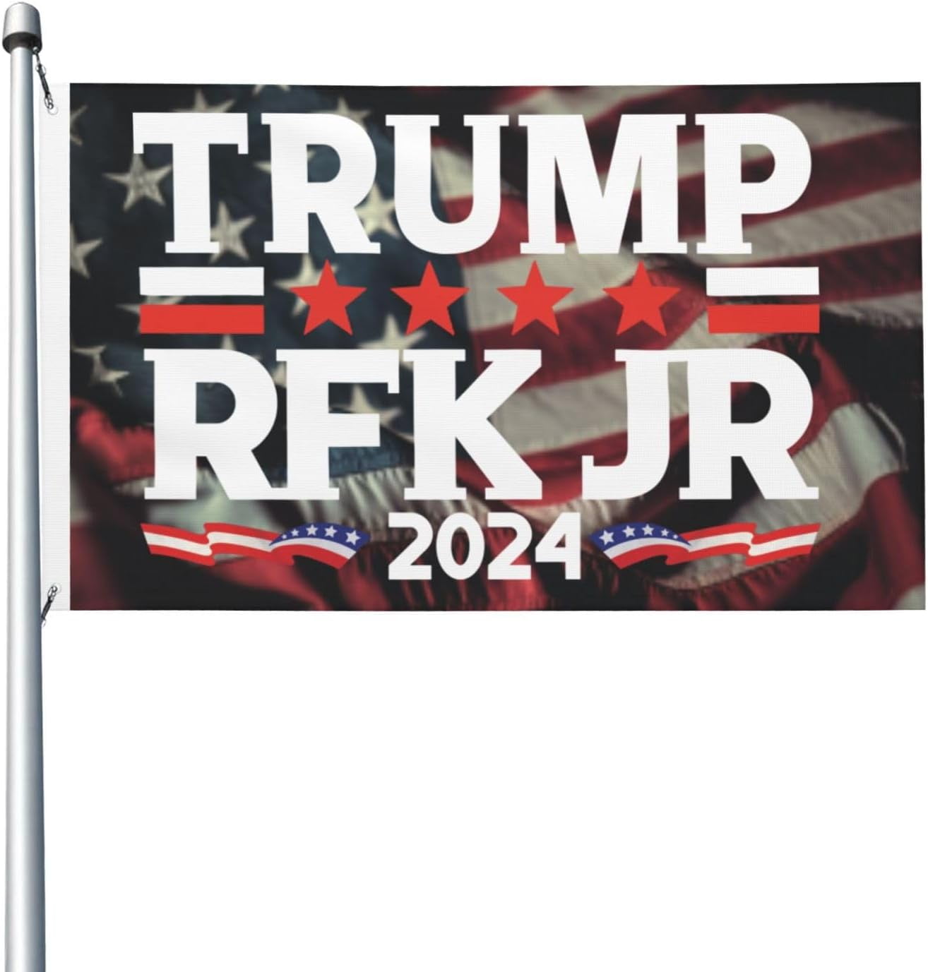 Trump Rfk Jr 2024 3x5 Ft Double Sided Flag Polyester Banner Yard Sign ...