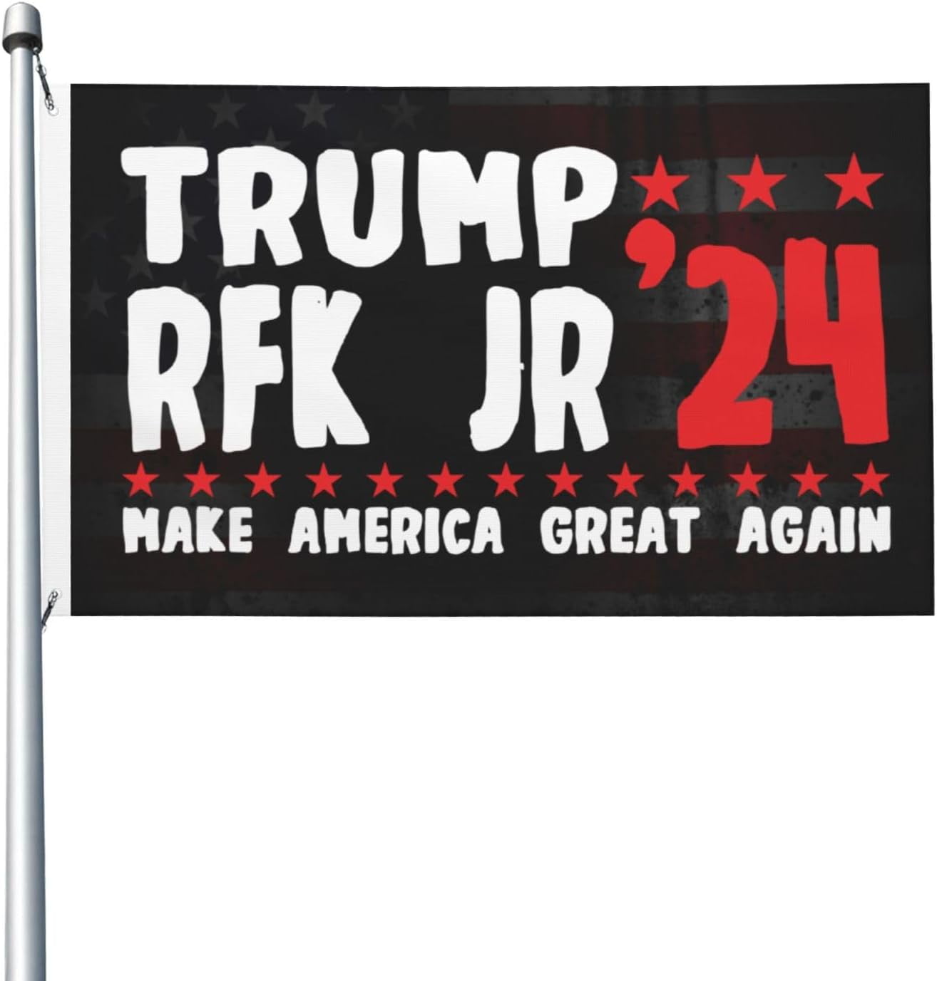 Trump Rfk Jr 2024 Maga Trump 47 3x5 Ft Double Sided Flag Polyester ...