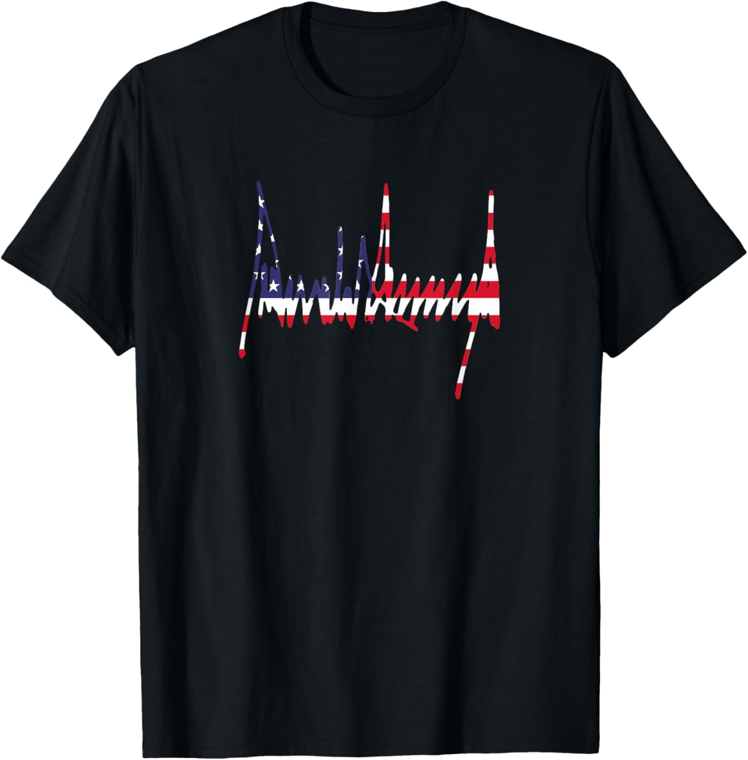 Trump Signature USA Flag 47th Presidential Inauguration 2025 T-Shirt ...