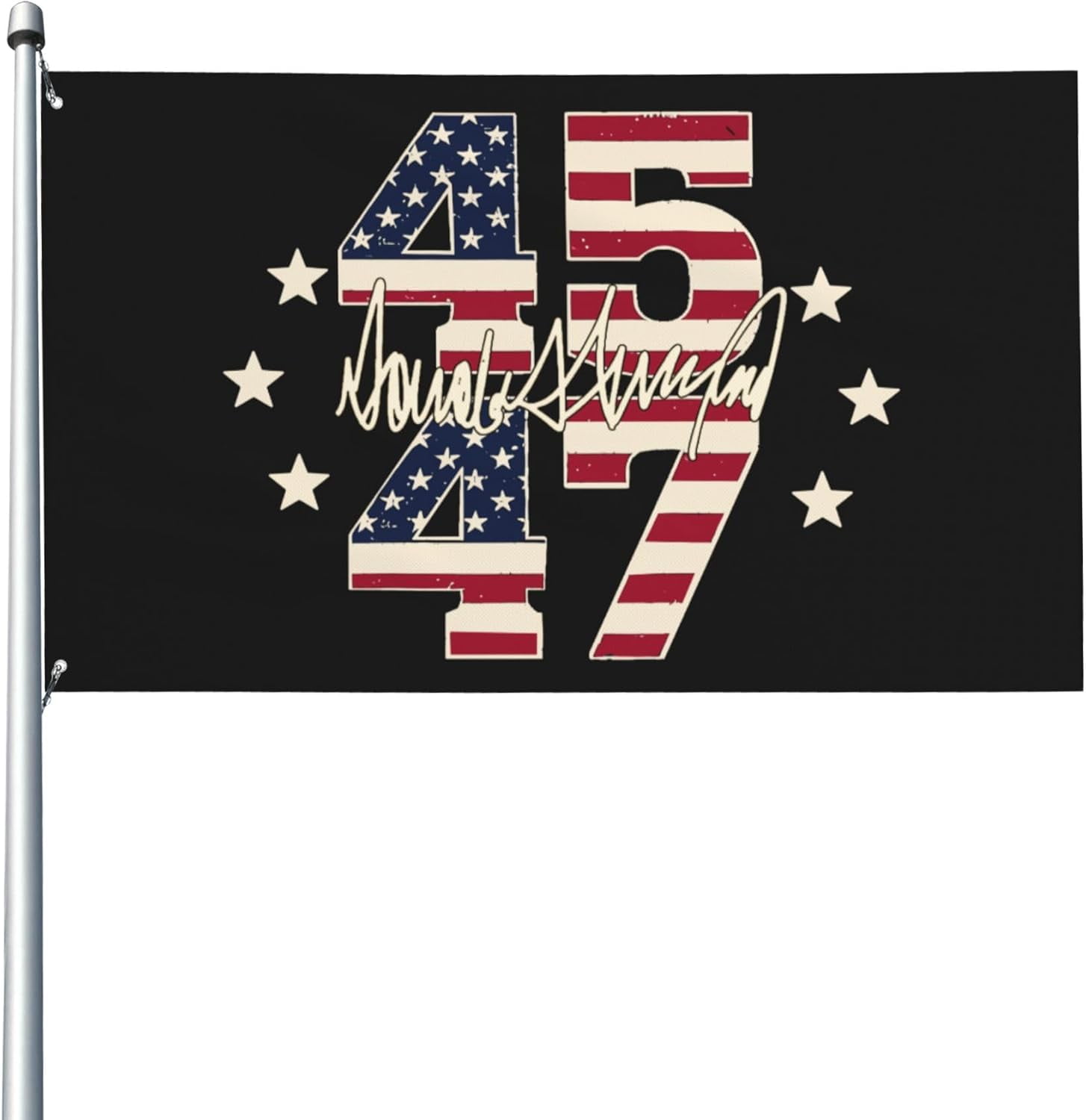 Trump Signature flags 45 47 3x5 Flags Yard Sign Garden Banner - Walmart.com