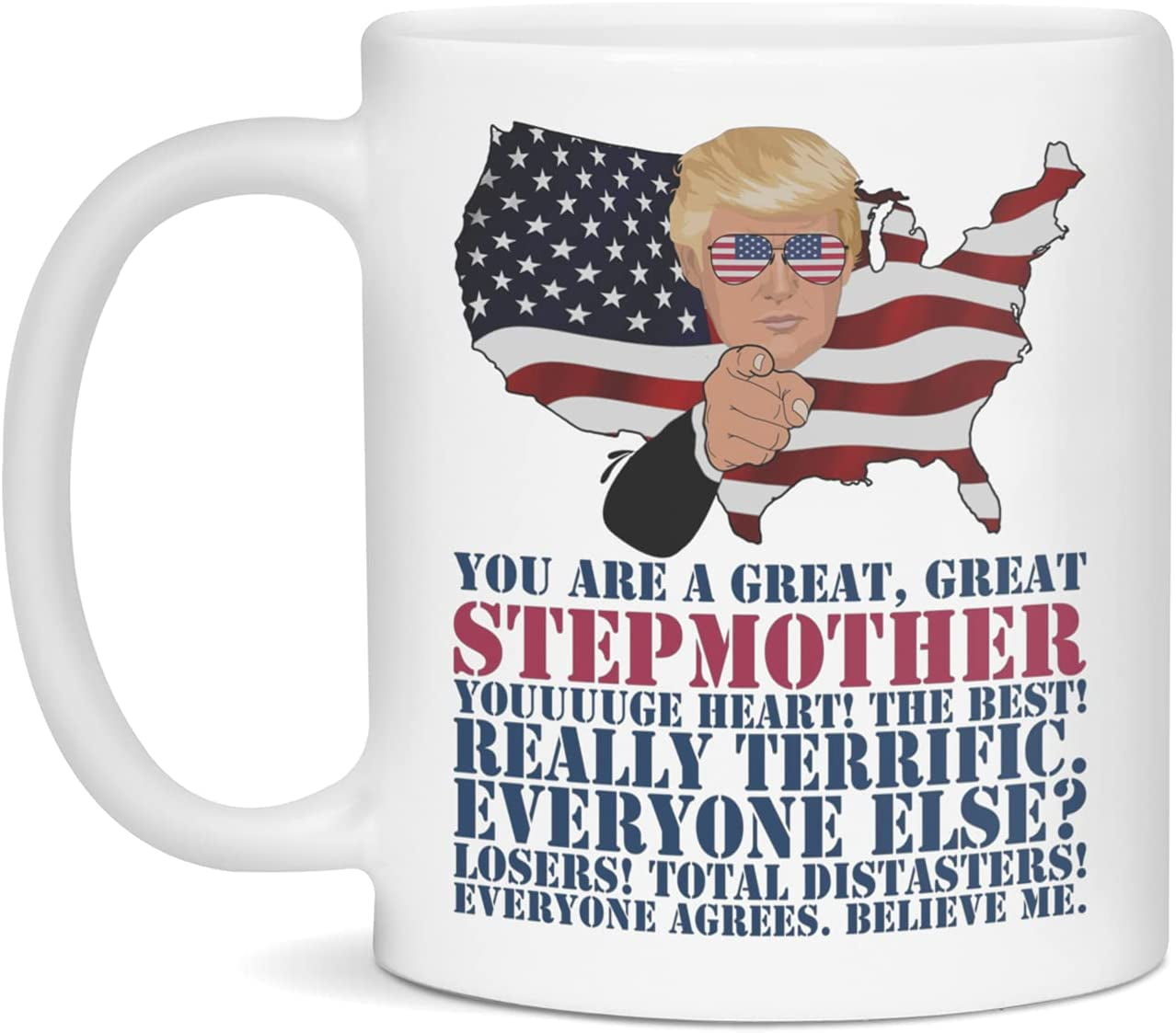 Trump Stepmother Mug Trump Coffee Mugs Custom Fathers Day Stepmother ...