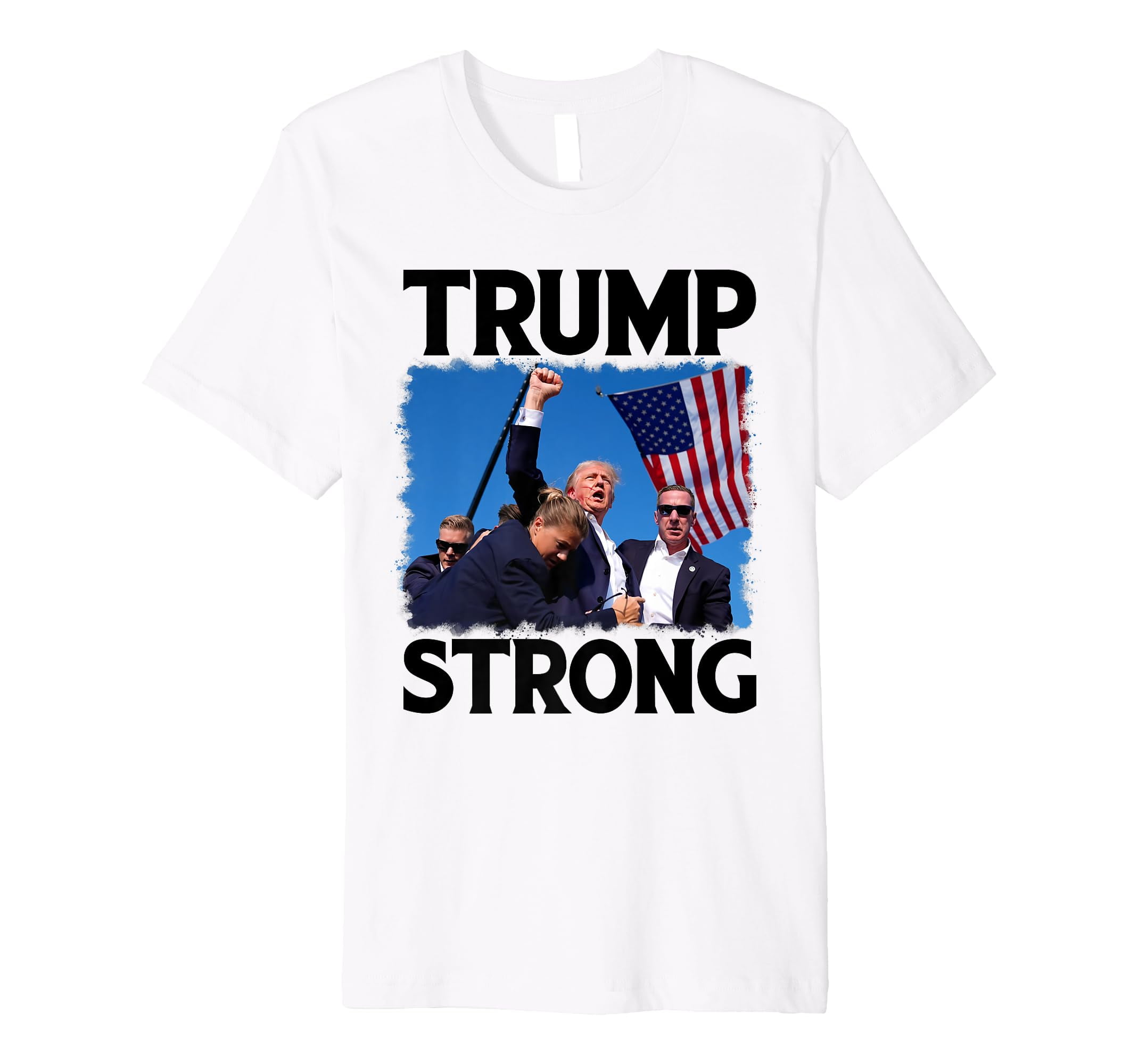 Trump Strong Fist Hand US Vote Trump 2024 T-Shirt - Walmart.com