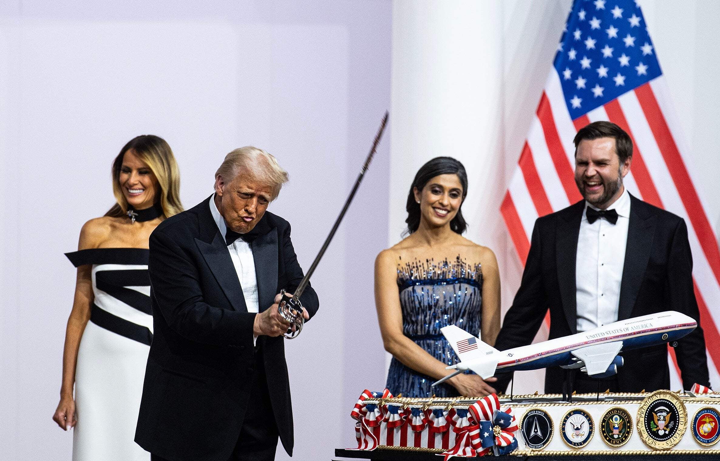 Trump Sword Inauguration Ball GLOSSY POSTER PICTURE PHOTO PRINT BANNER ...