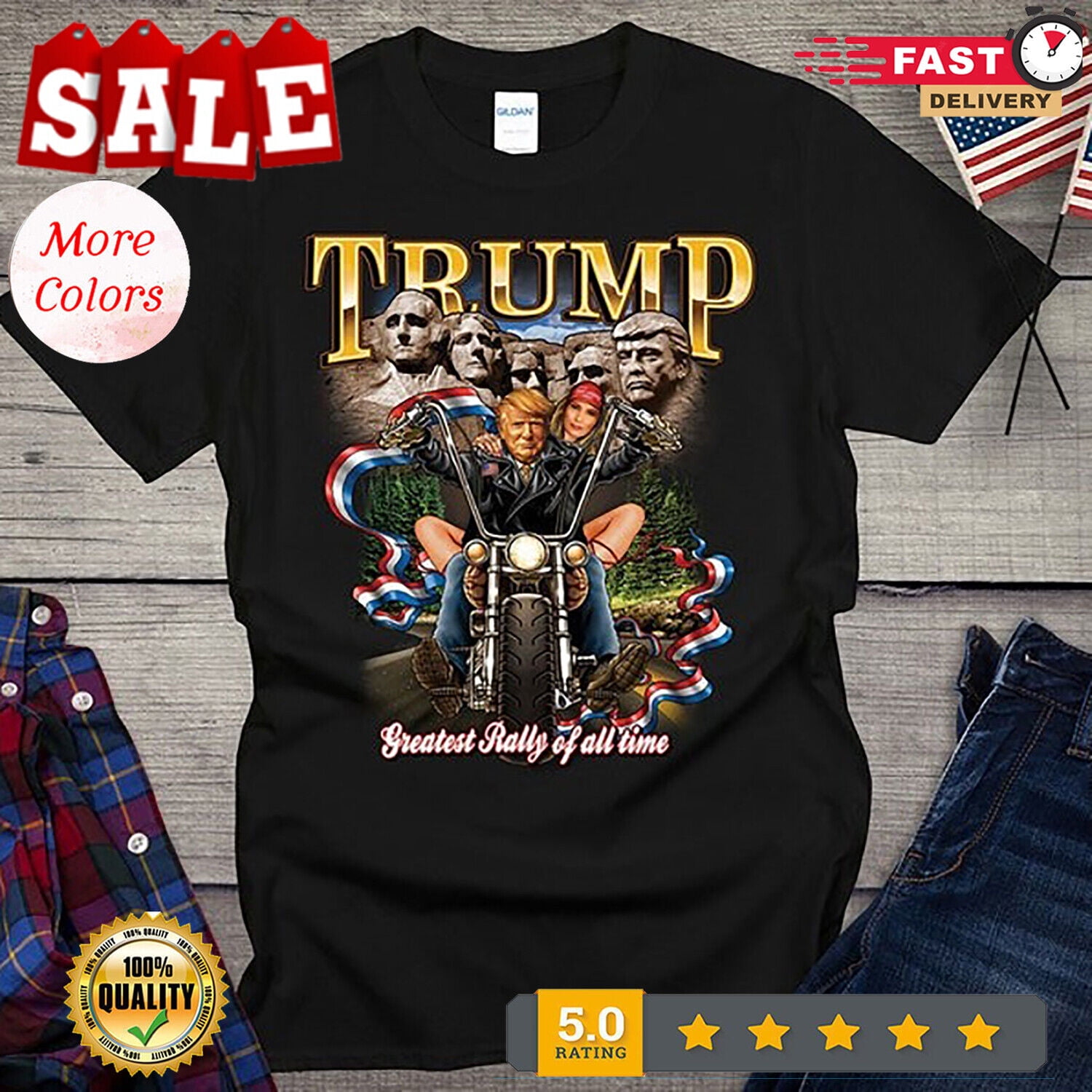 Trump T-shirt, Greatest Rally Of All Time Tee, Donald Trump Political ...