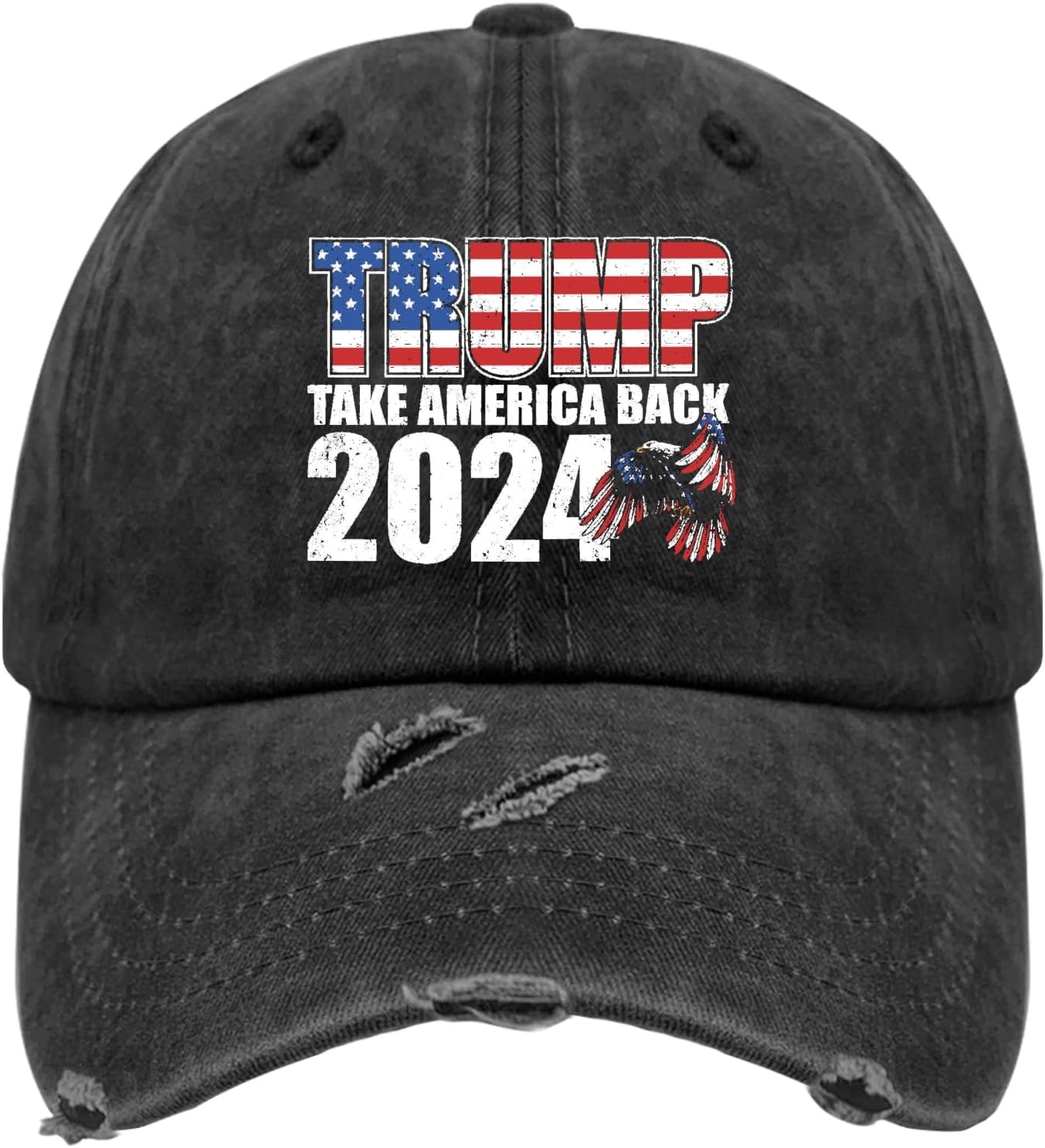 Trump Take America Back 2024.0 Hats for Men Washed Distressed Baseball ...