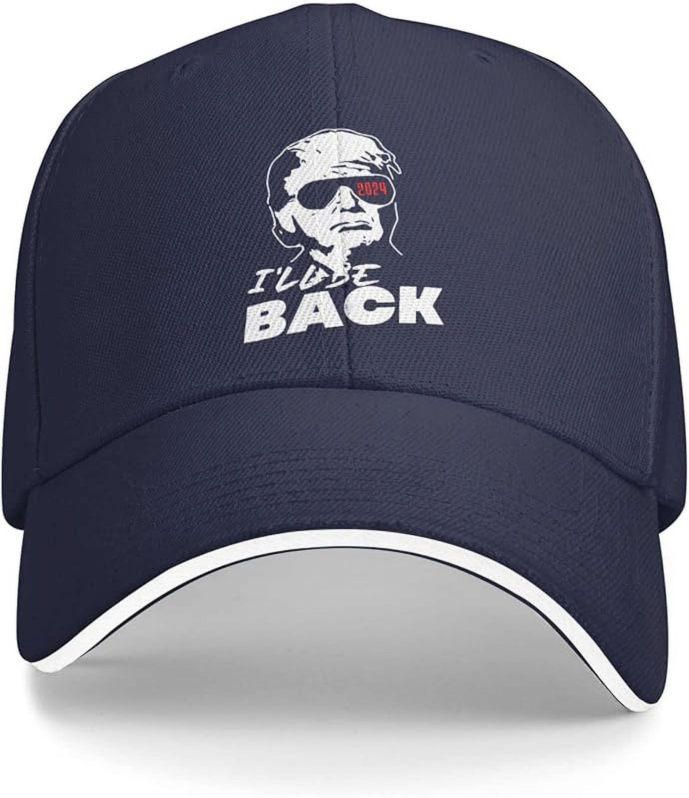 Trump Terminator 2024 I'll be Back Gifts Washed Dad Hat Baseball Caps ...