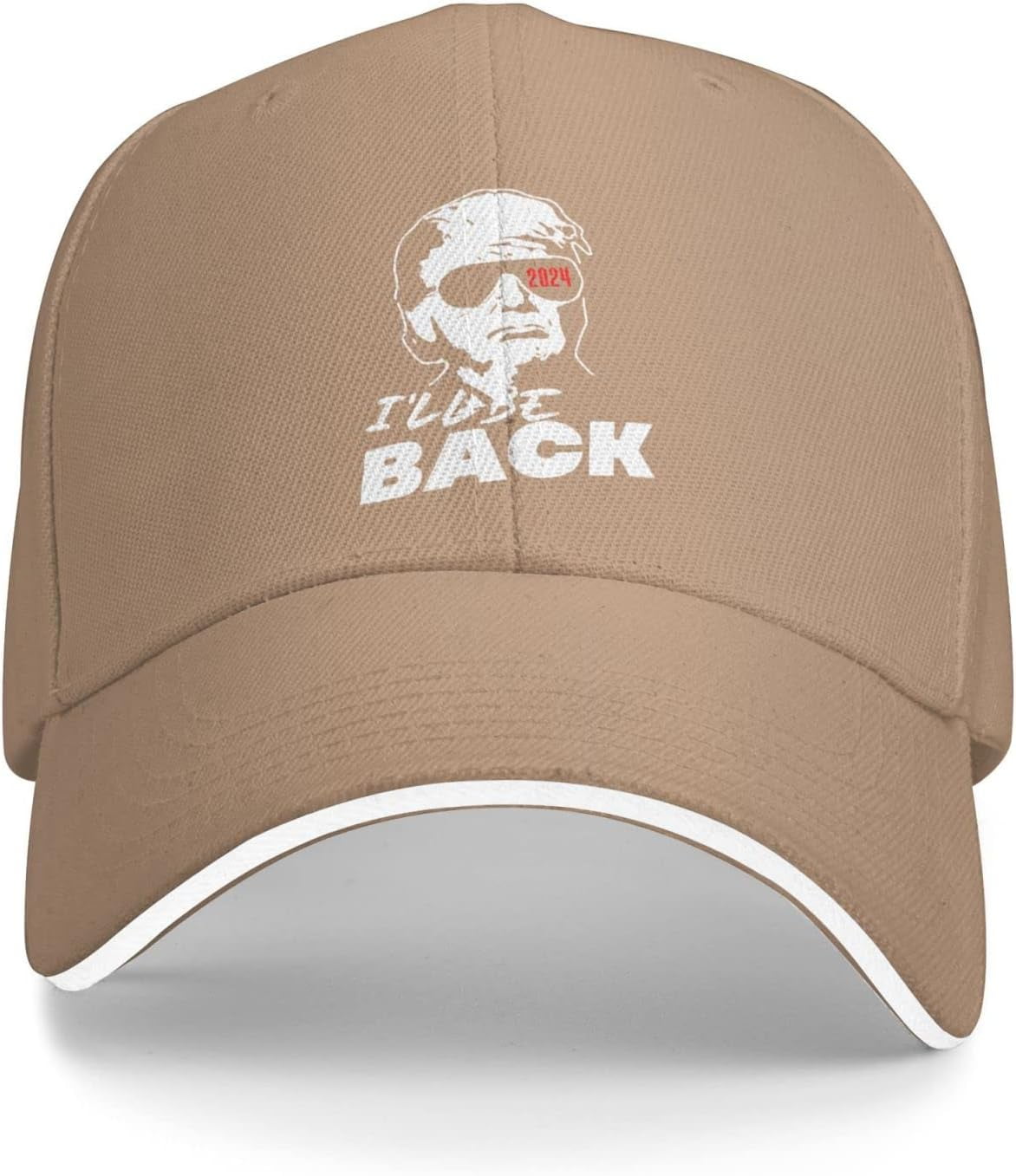 Trump Terminator 2024 I'll be Back Gifts Washed Dad Hat Baseball Caps ...