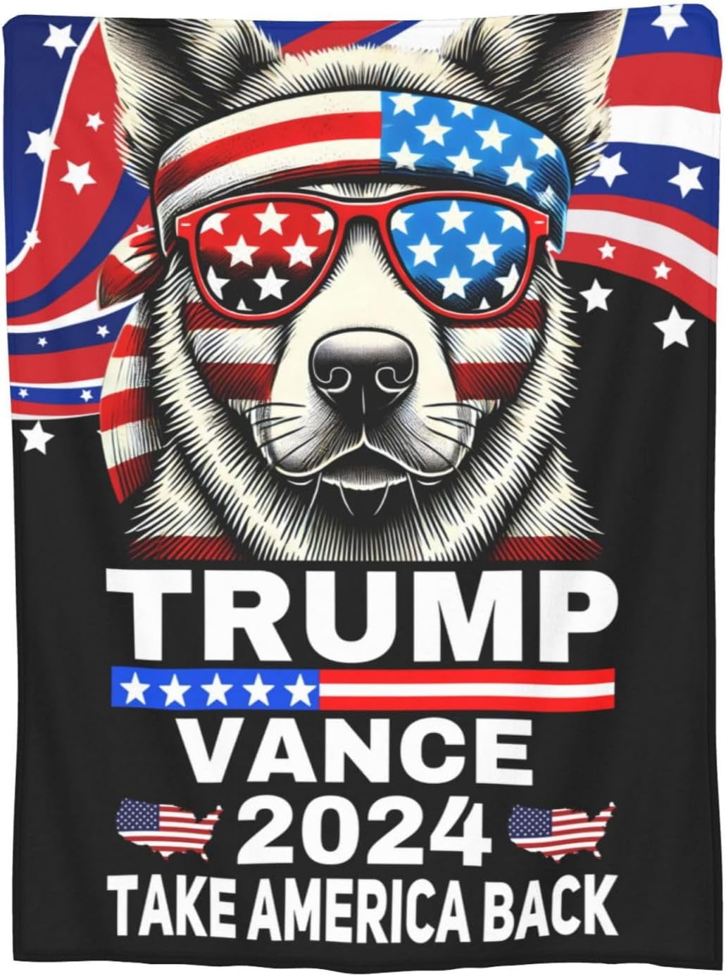 Trump Vance 2024 Blanket Trump 2024 Blankets All Seasons Bedroom Living ...
