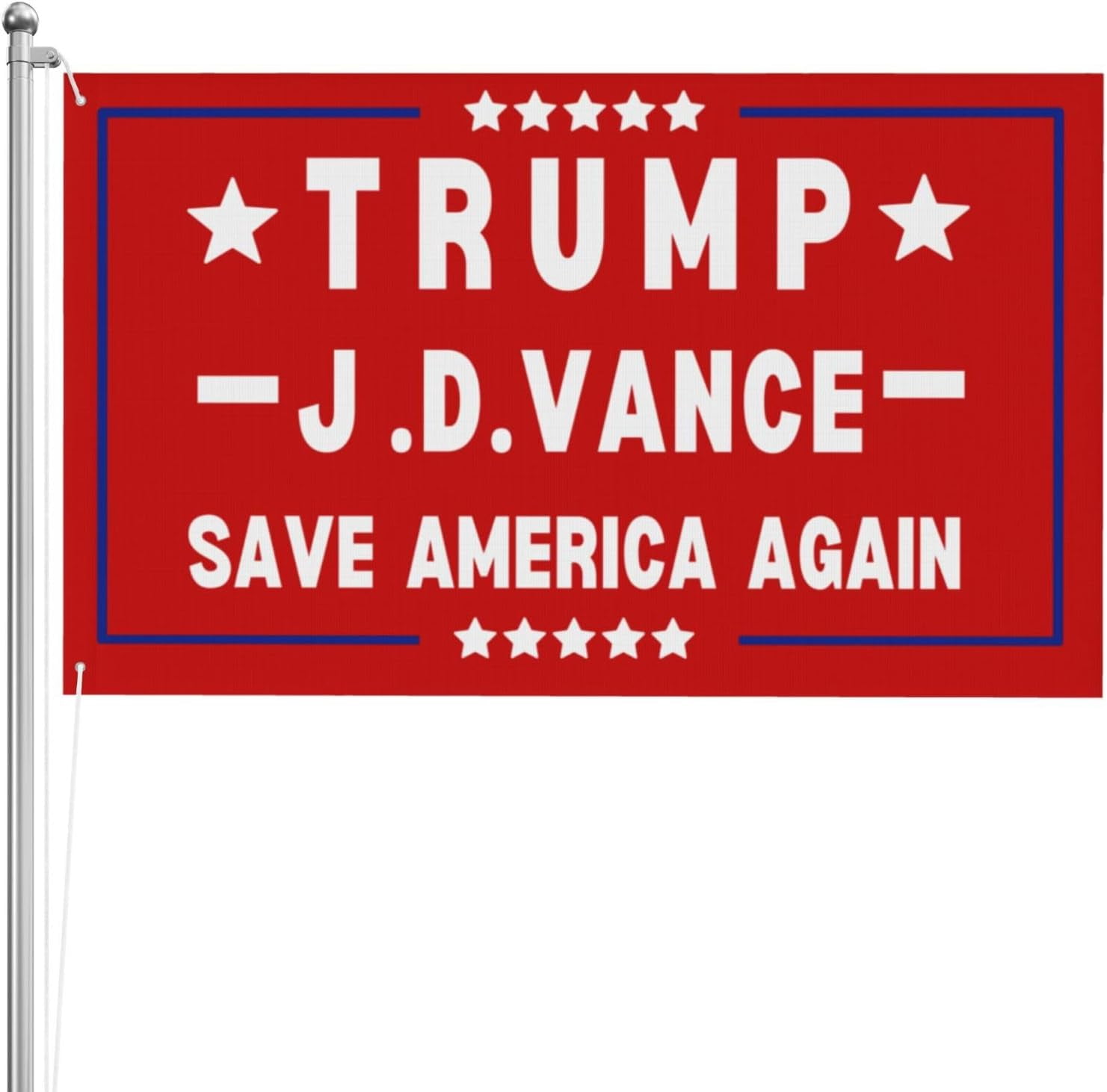 Trump-Vance 2024 Donald Trump 2024 President J D-Vance Yard Flag ...