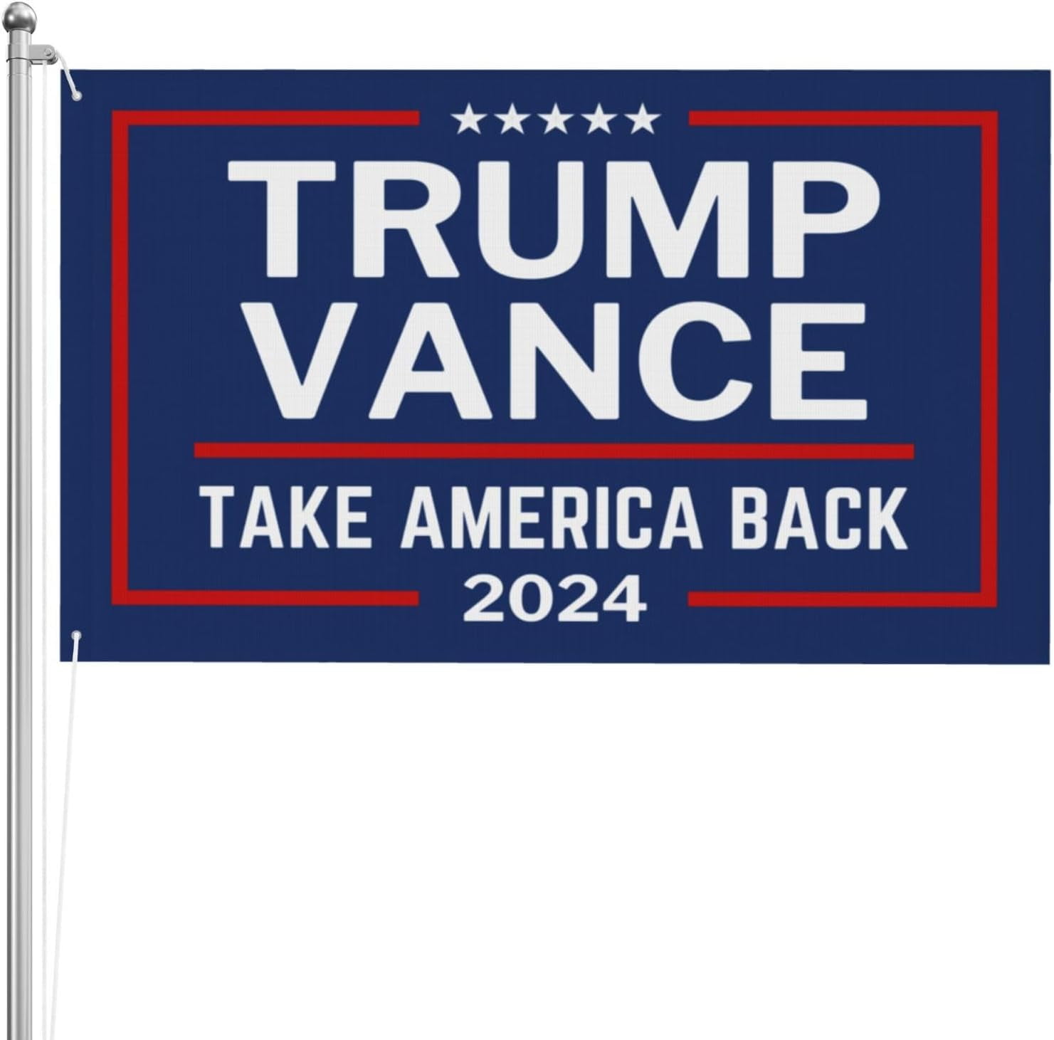Trump-Vance 2024 Flag 3x5 3PLY Donald Trump 2024 President J D-Vance ...