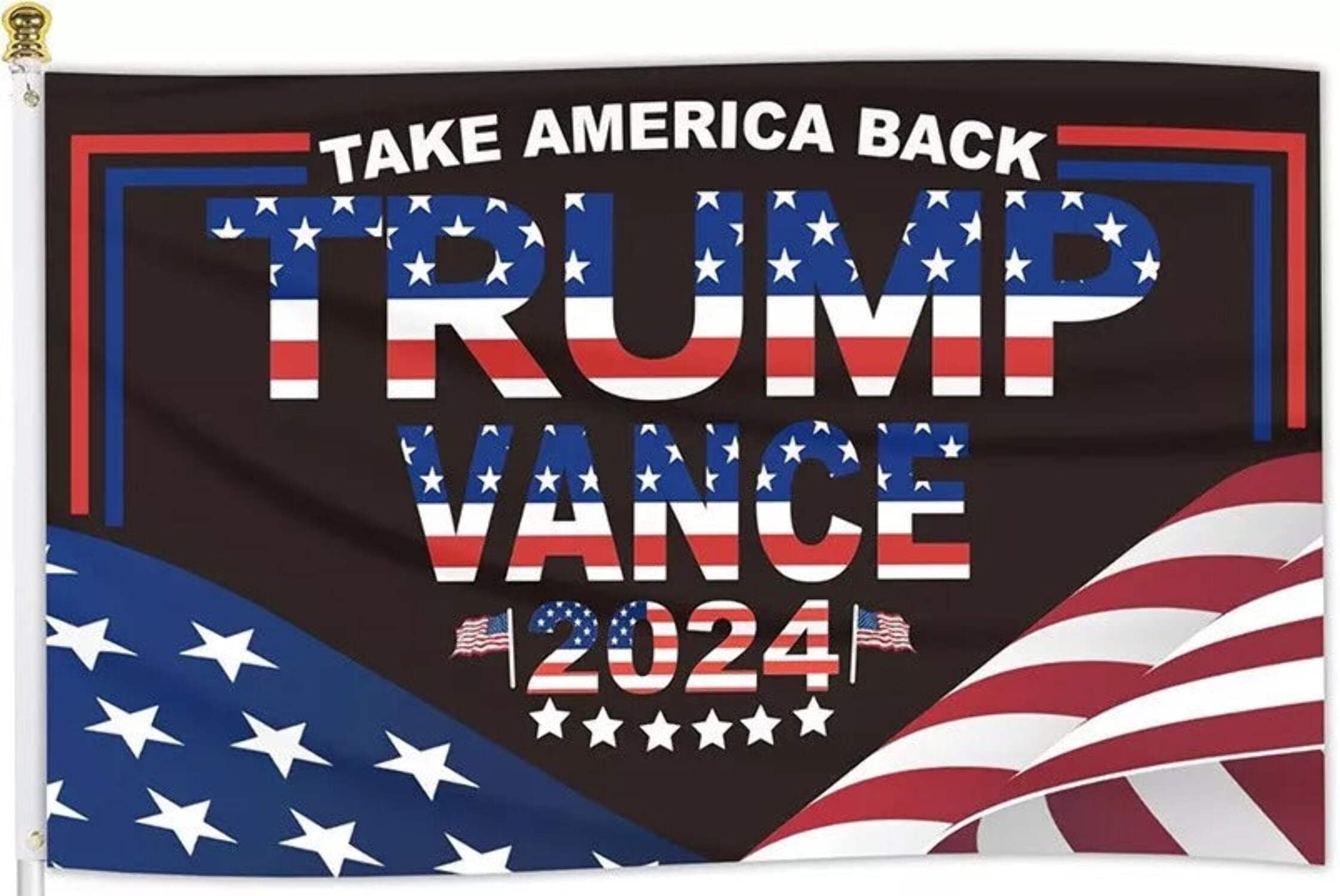 Trump Vance 2024 Flag 3x5 Ft Make America Great Again Flags 100D W ...
