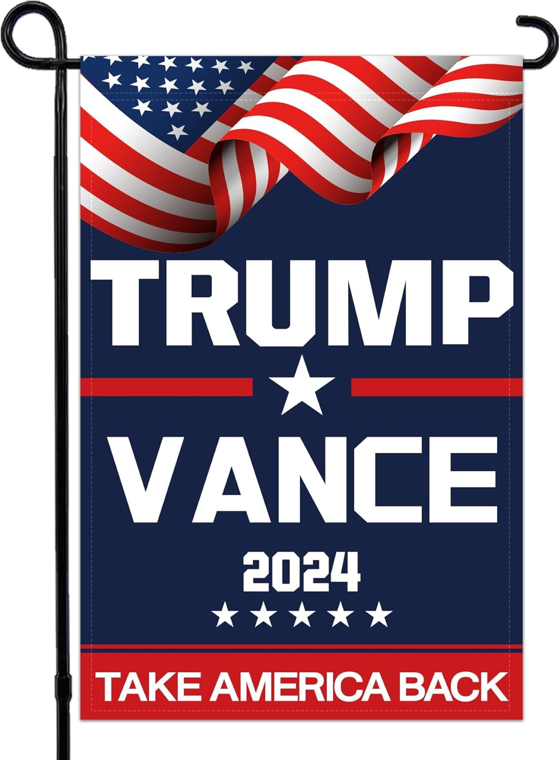 Trump Vance 2024 Garden Flag 12x18 Inch Double Sided Trump Vance Flags ...