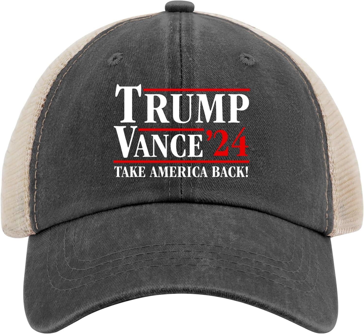 Trump Vance 2024 Hats for Women Baseball Caps Aesthetic Washed Hiking Hats Light Weight ...