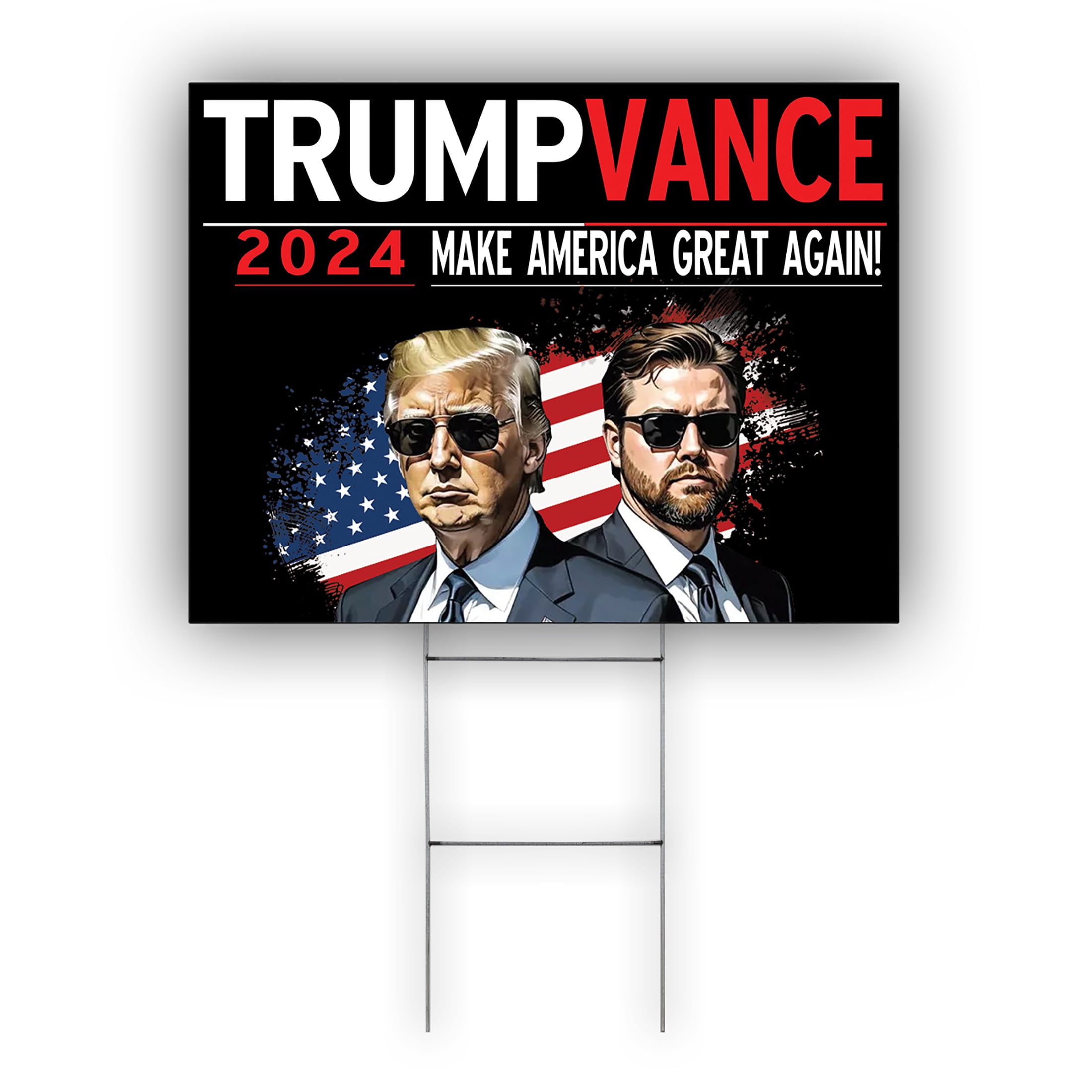 Trump Vance 2024 Make America Great Presidential Election Coroplast ...