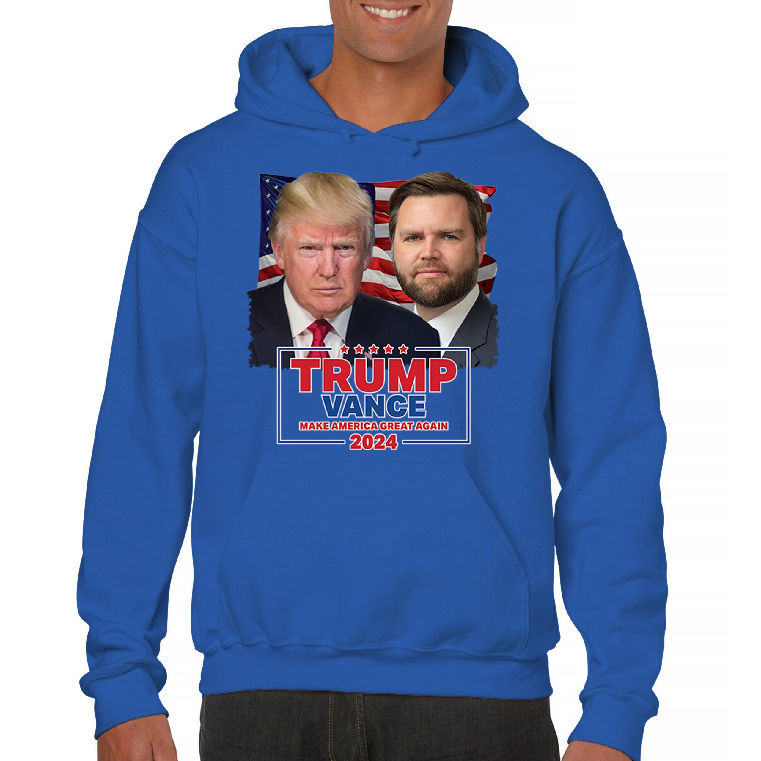 Trump Vance 2024 Portrait Sweatshirt MAGA Make America Great Again ...