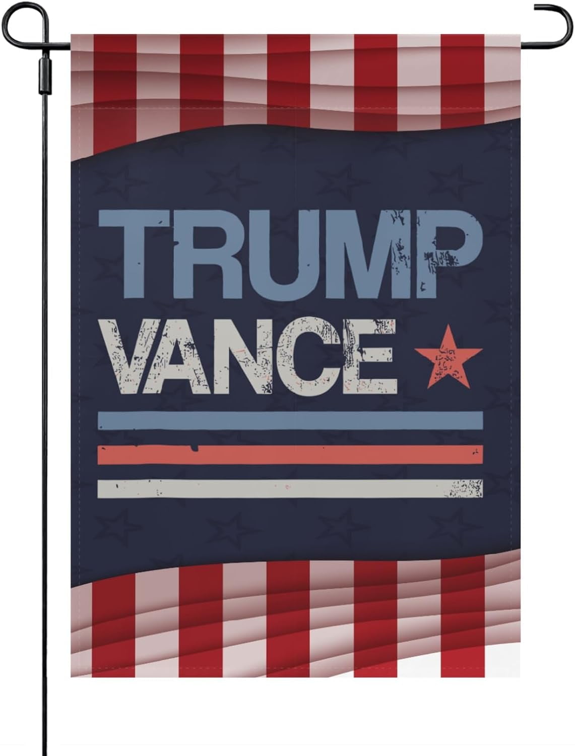 Trump-Vance 2024 President Trump Supporter Garden Flag One Size Retro ...