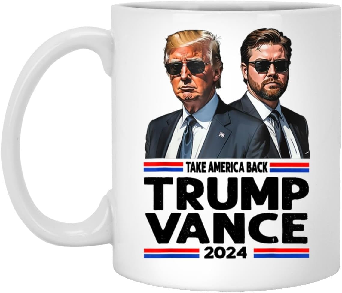 Trump Vance 2024 Trump Vance Take America Back Coffee Mug - Vote For ...