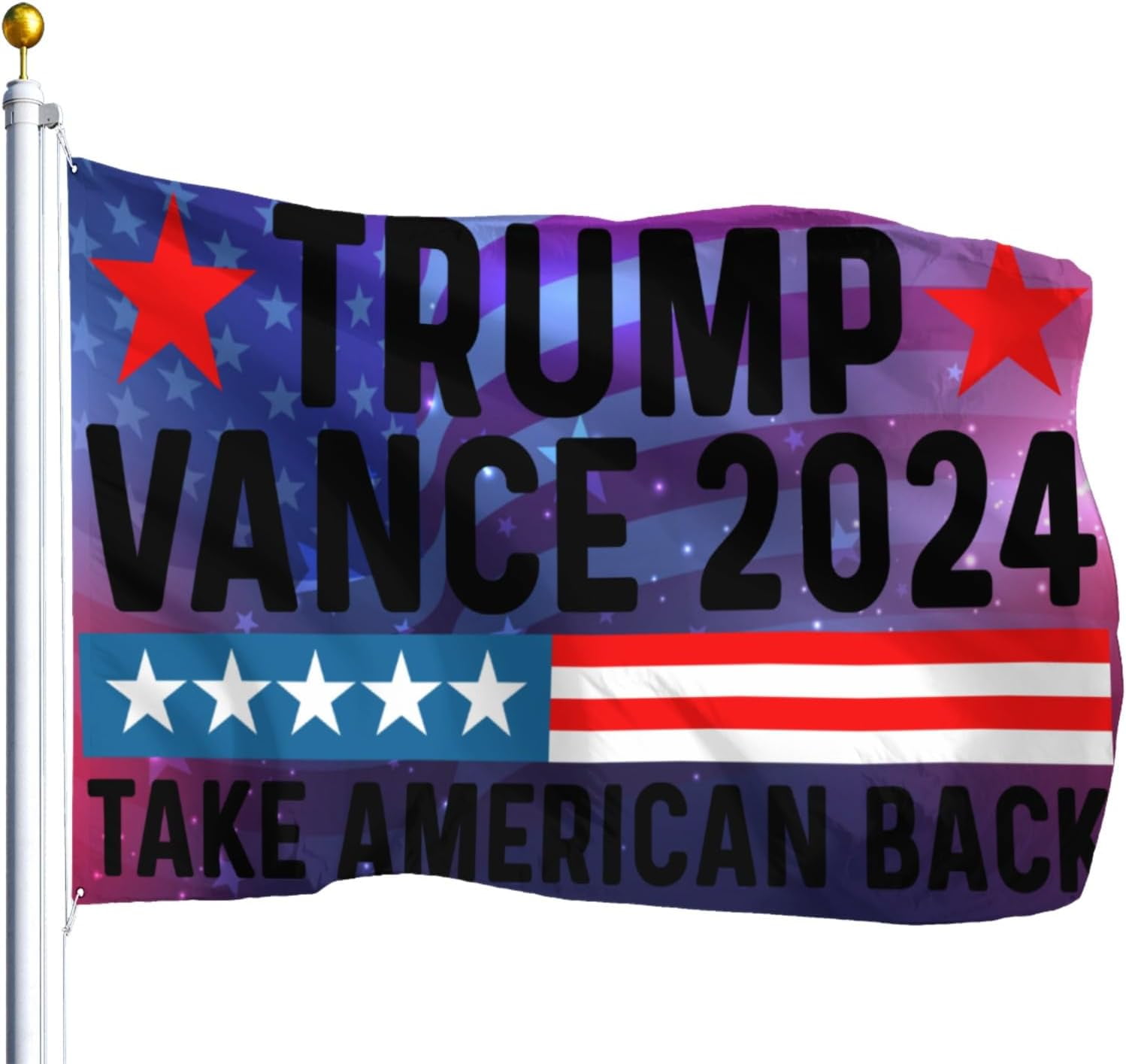 Trump Vance 2024 Take American Back Flags 3x5 Outdoor Flag, Flags 3x5 ...