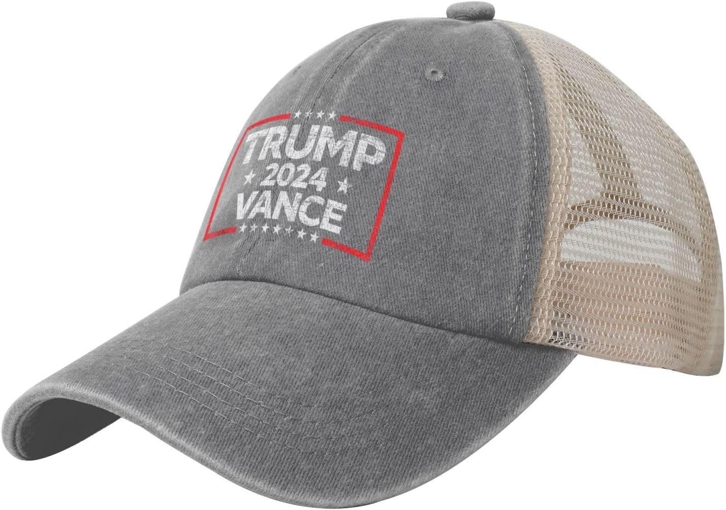 Trump Vance 2024 Trucker Hat Mesh Cap Trump J.D. Vance 2024 JD Vance ...