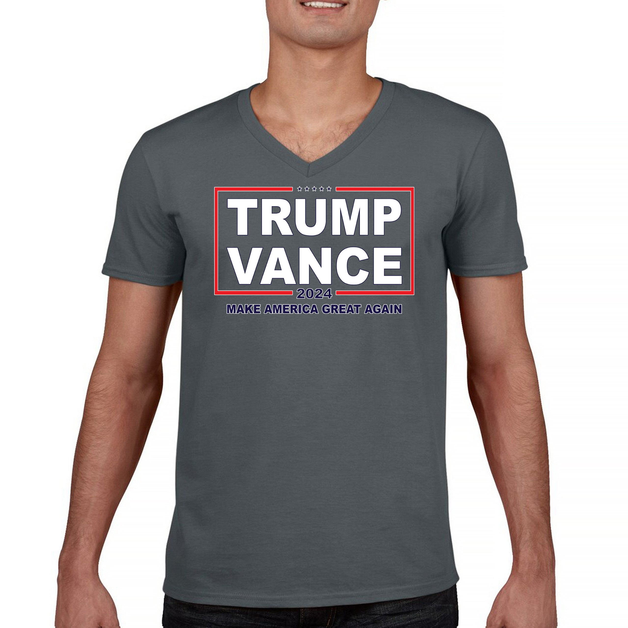 Trump Vance 2024 V-Neck T-shirt JD Vance VP Vice President Pick Make ...