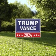 (5-Pack) Trump Vance 2024 Yard Sign, Donald Trump President JD Vance ...
