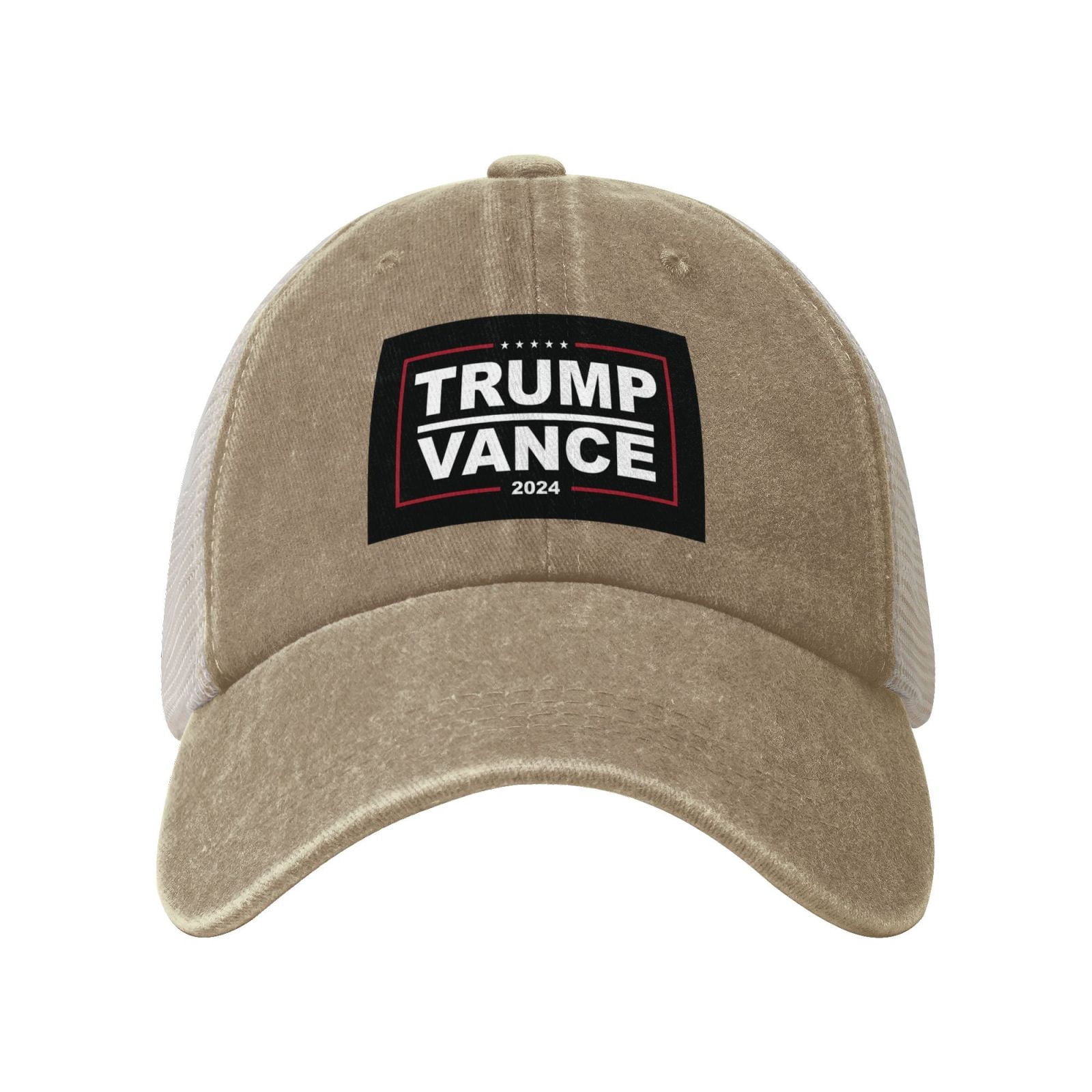 Trump Vance Campaign Flag Logo Unisex Cowboy Mesh Baseball Cap ...