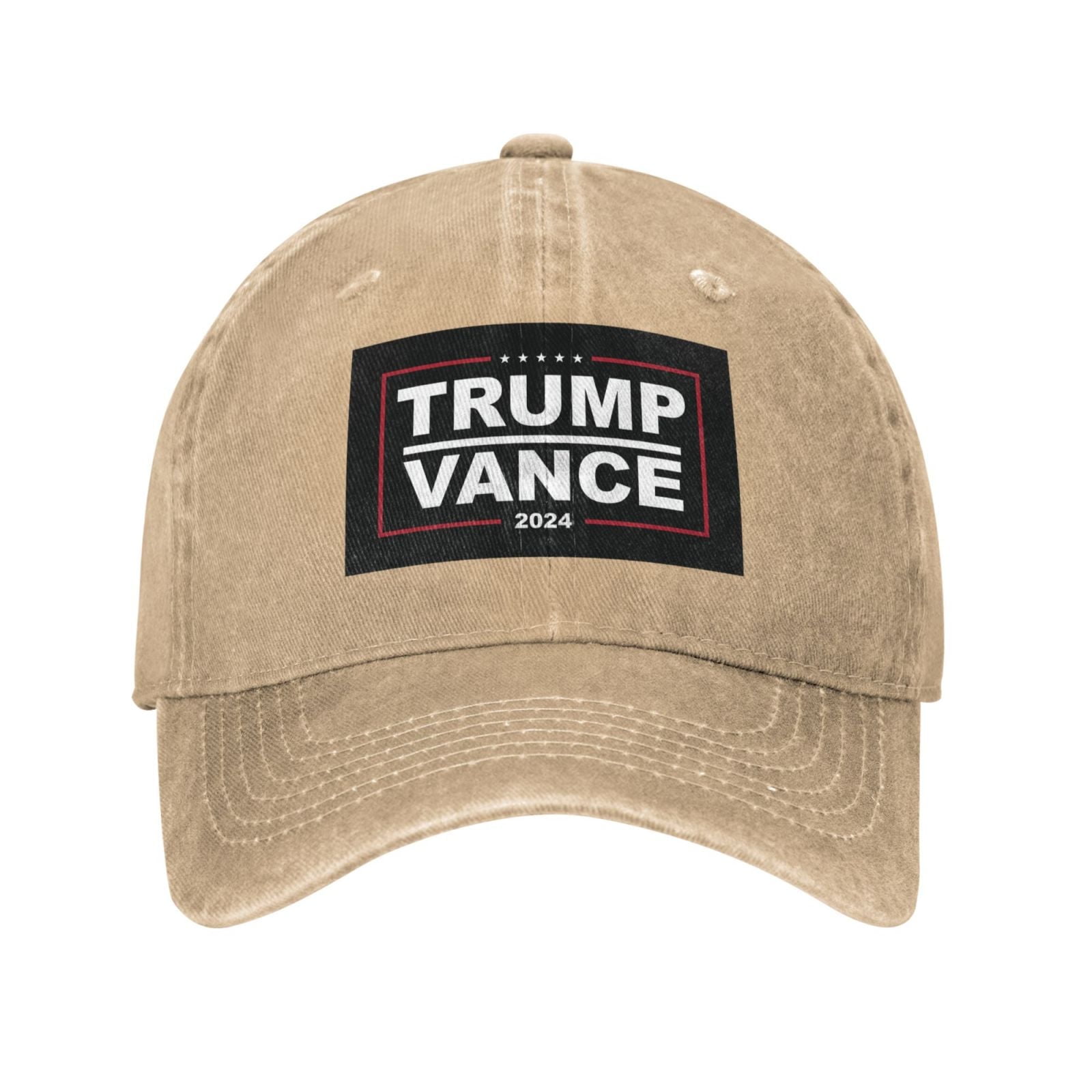 Trump Vance Campaign Flag Logo Unisex Denim Baseball Cap Adjustable ...