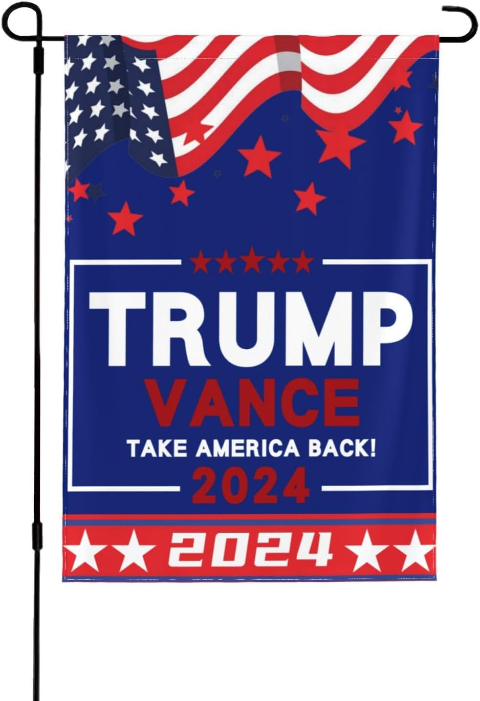 Trump Vance Flag 28"X40" Trump Vance 2024 Garden Flag Double Sided ...
