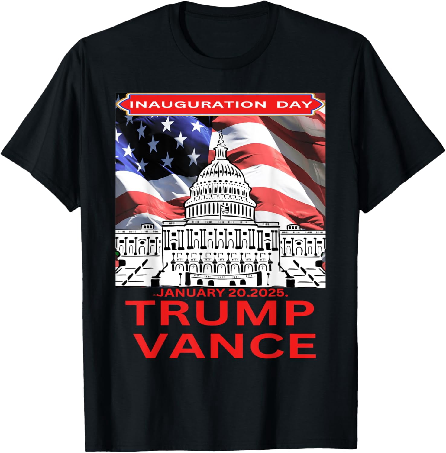 Trump Vance Inauguration day 2025 January 2025 president T-Shirt ...