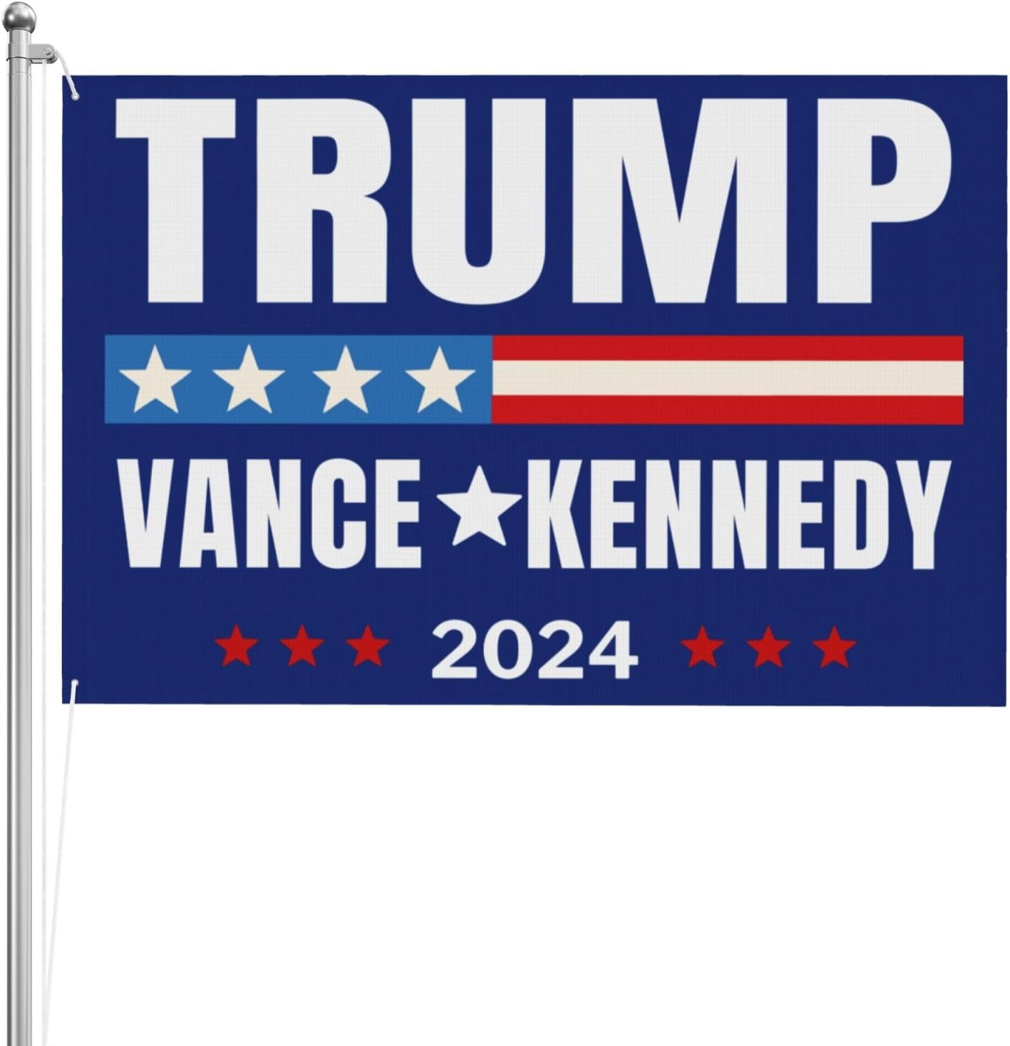 Trump Vance Kennedy 2024 Election Republican Vote Flag 3 Ply Double ...