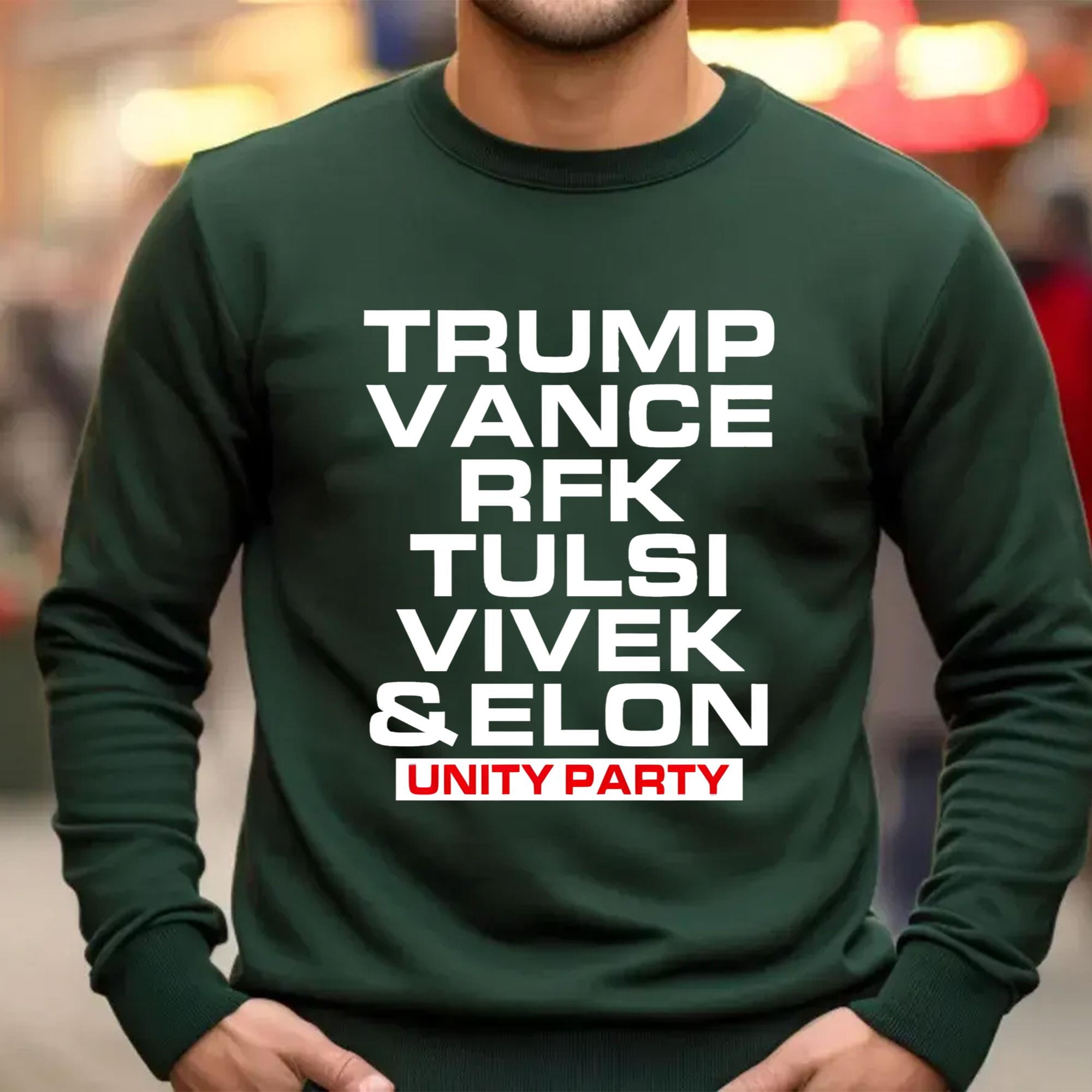 Trump Vance Rfk Tulsi Vivek And Elon Unity Party Shirt - Walmart.com