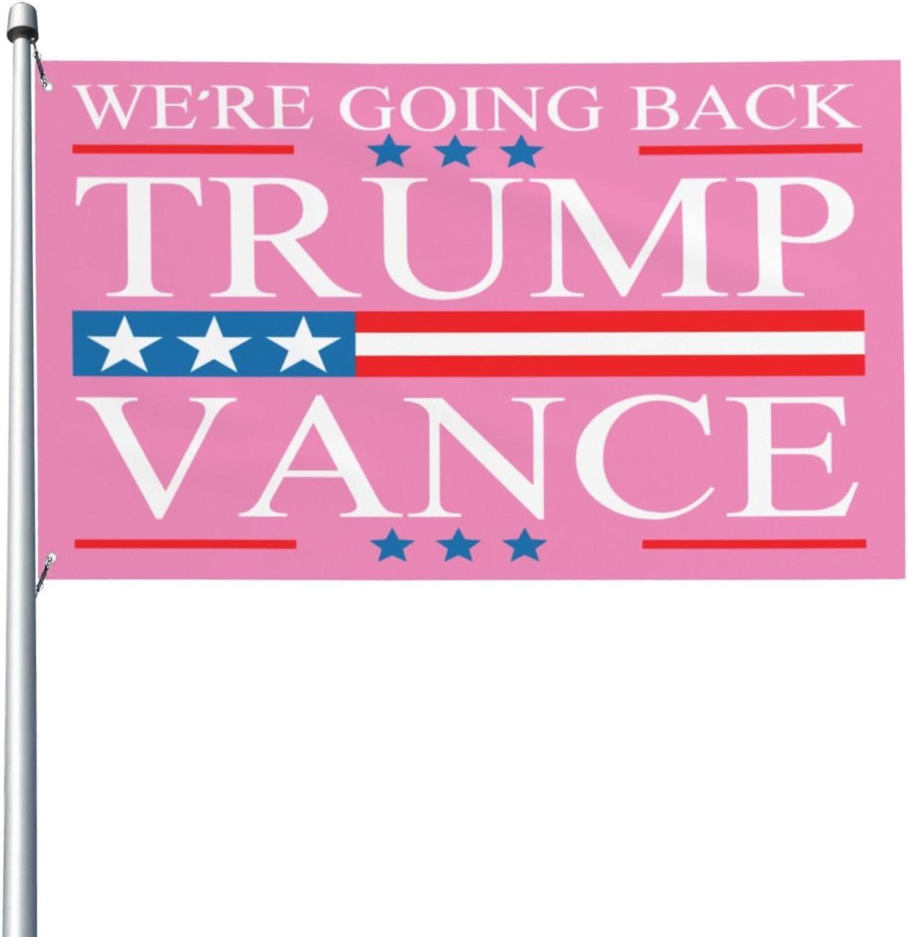 Trump Vance Won Flag 3x5 Trump Vance We're Going Back Flags with 2 ...