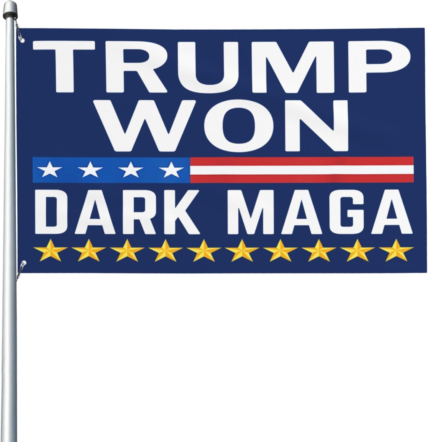 Trump Won Flag 3x5 Dark 4547 Forever Trump Winner 2024 Fix America ...
