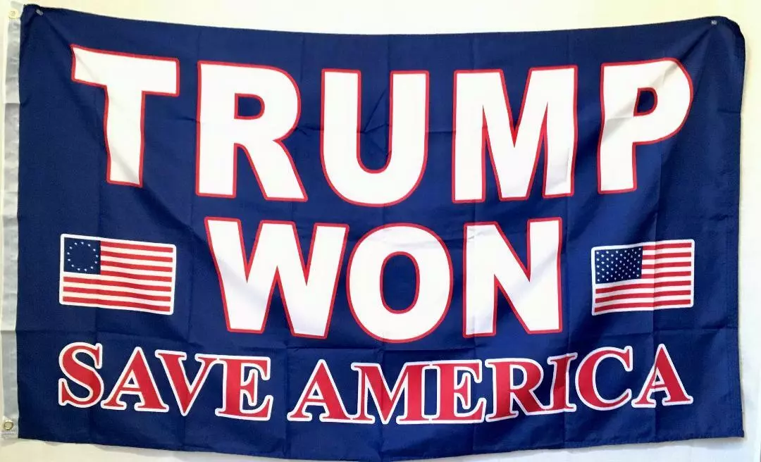 Trump Won - Save America Flag Garden Flag Ho e Flag Wall Flag 3x5ft ...