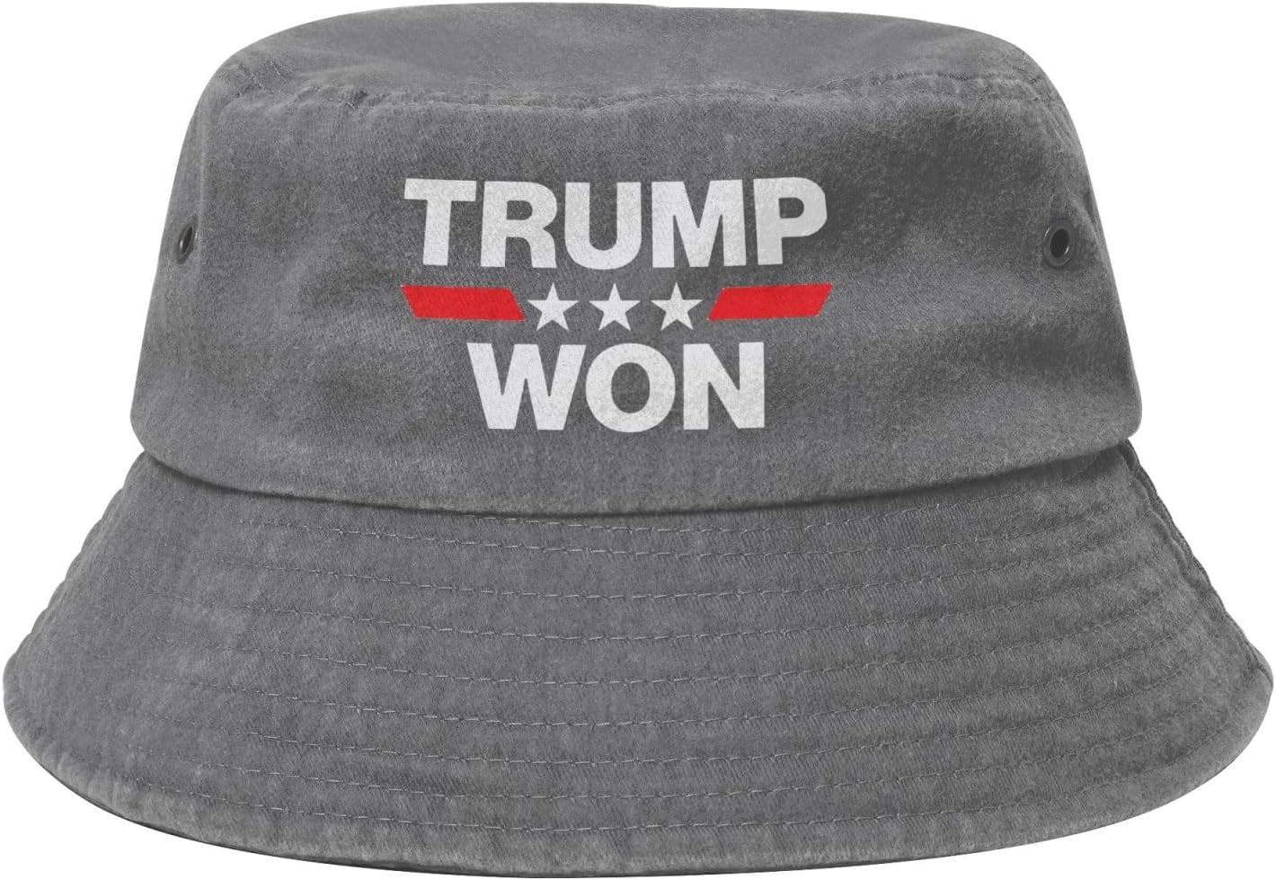 Trump Won The Election Bucket Hat Unisex Denim Packable Fisherman Cap ...