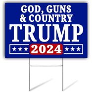 President Donald Trump Big Head Yard Sign, 19" x 14" - Walmart.com