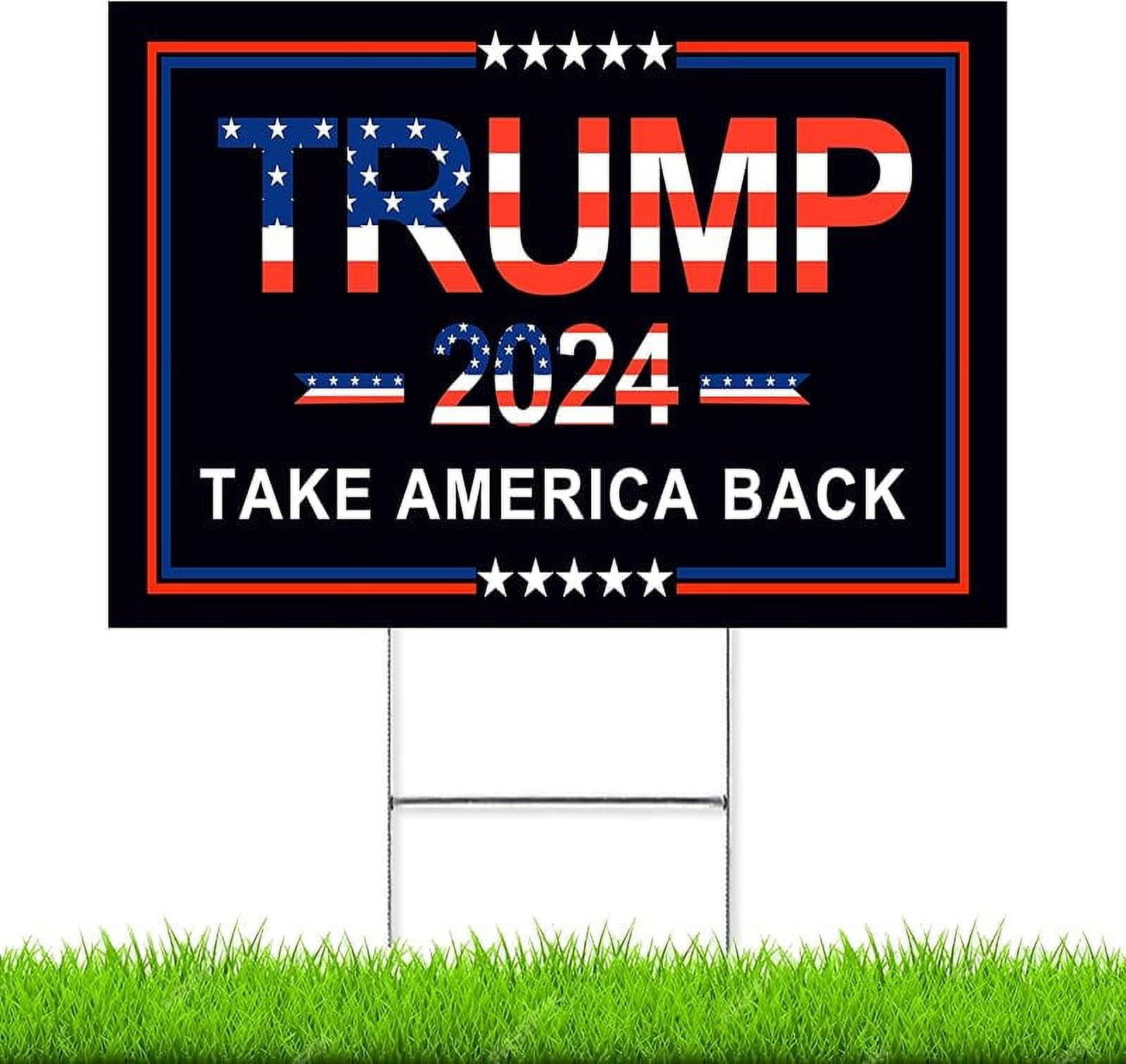 Trump Yard Signs, Trump 2024 Yard Sign 11" X 14", Trump Yard Signs 2024 ...