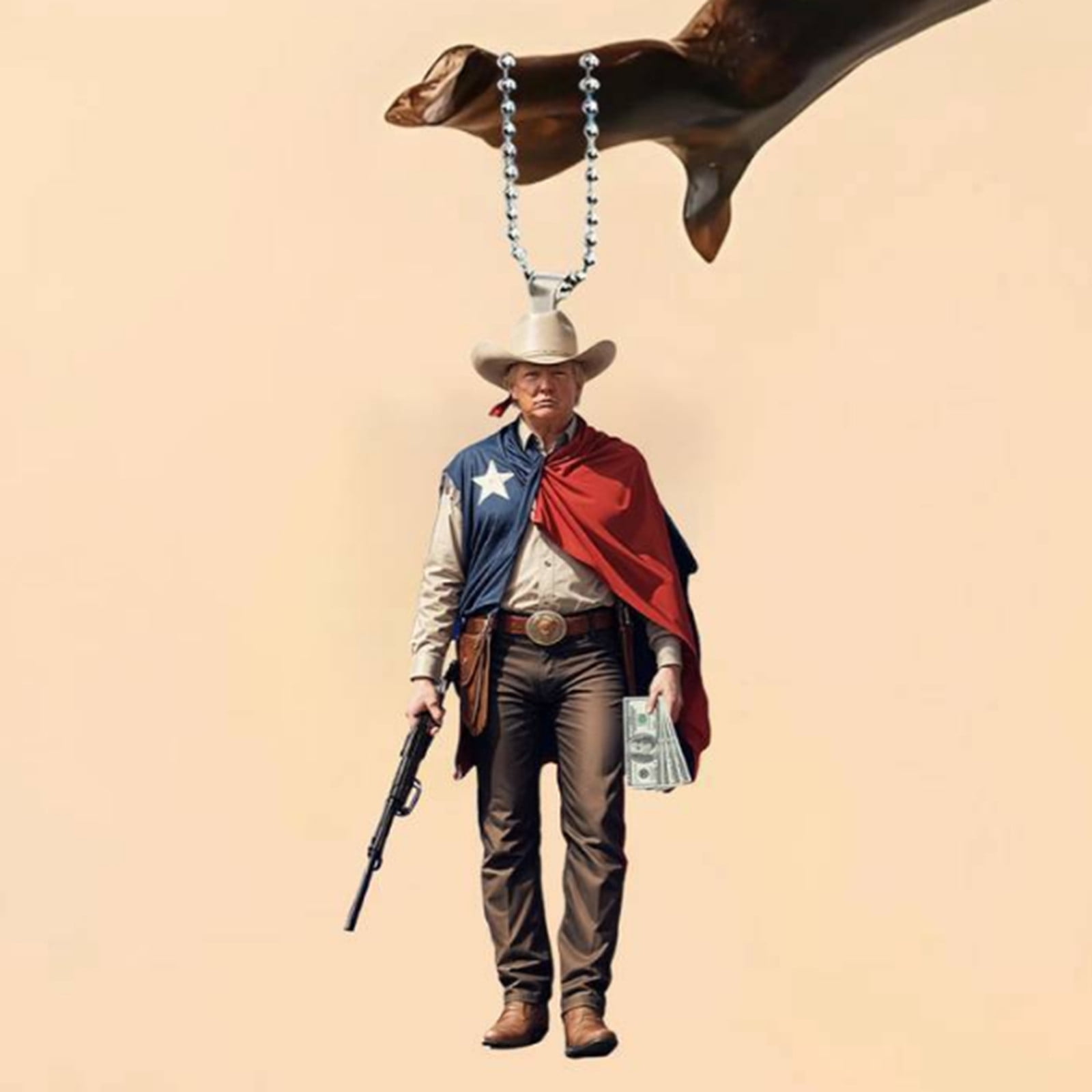 Trump for men-Western Cowboy Pendant Necklace for Men Vintage Style ...