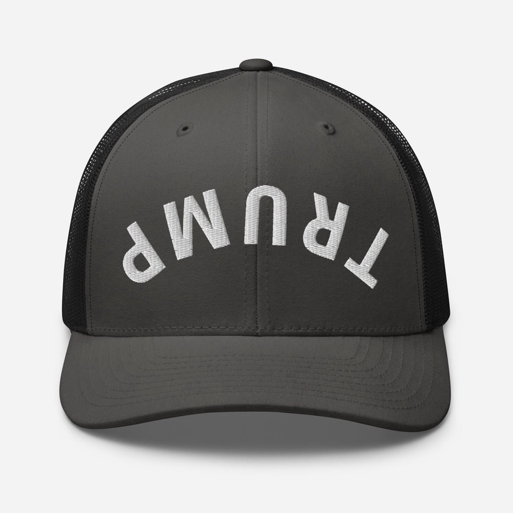 Trump hat Upside down Trump hat Embroidered Trucker Cap Trump 2024 hat ...