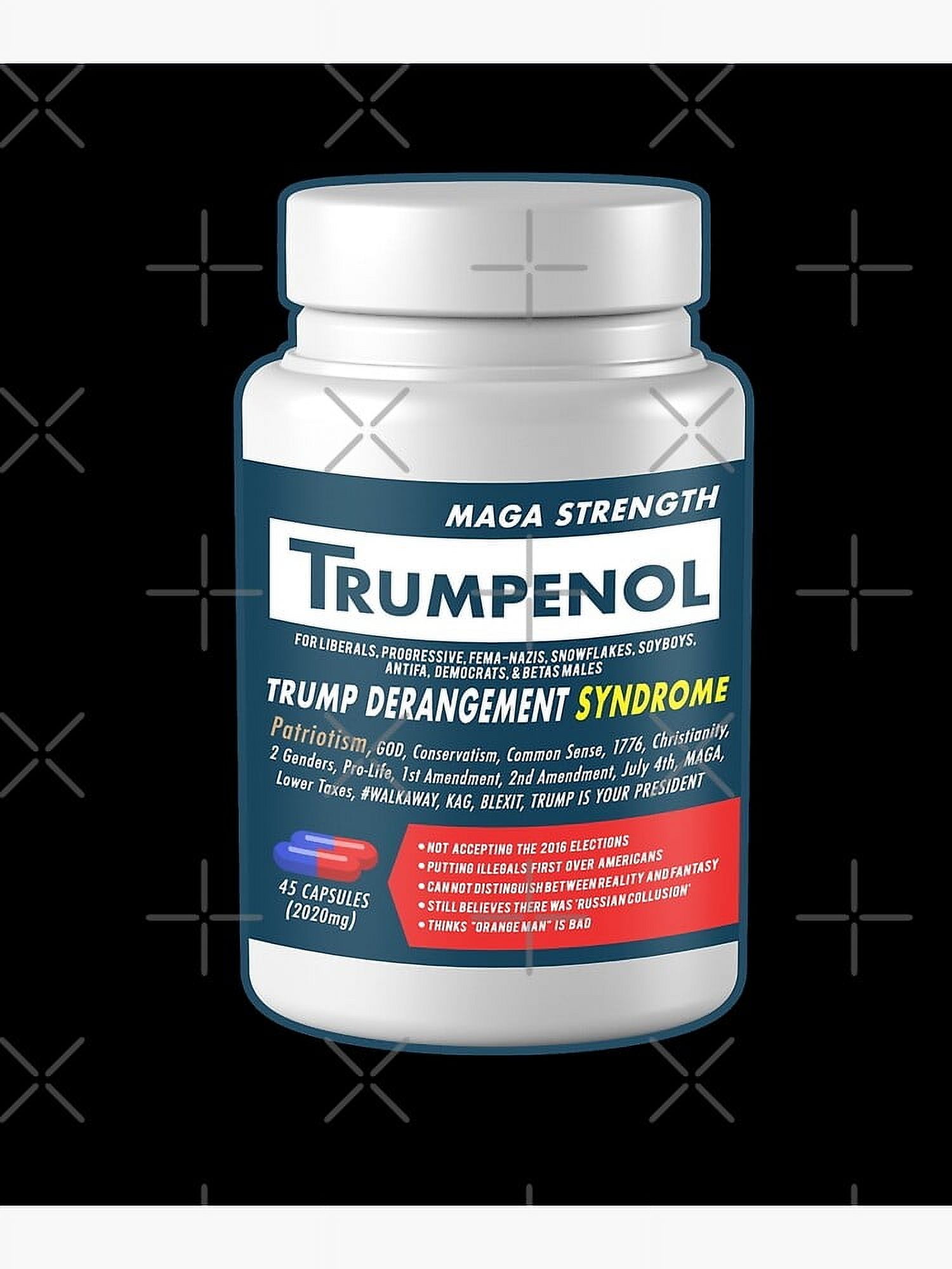 Trumpenol Maga Strength Medicine Modern Art Decor Unframe - Walmart.com