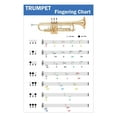 Trumpet Fingering Chart with Color-Coded Notes poster Learn Trumpet ...