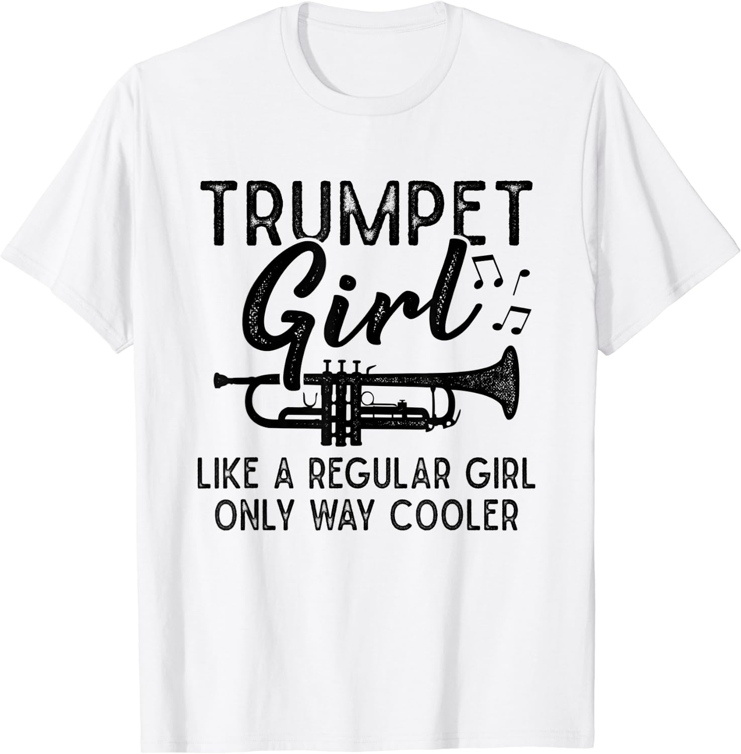 Trumpet Girl Like A Regular Girl Funny Trumpet Player T-Shirt - Walmart.com