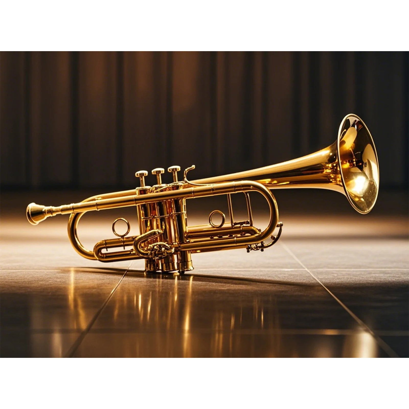 Trumpet Musical Instrument Diamond Art 5D Diamond Painting DIY Kits ...