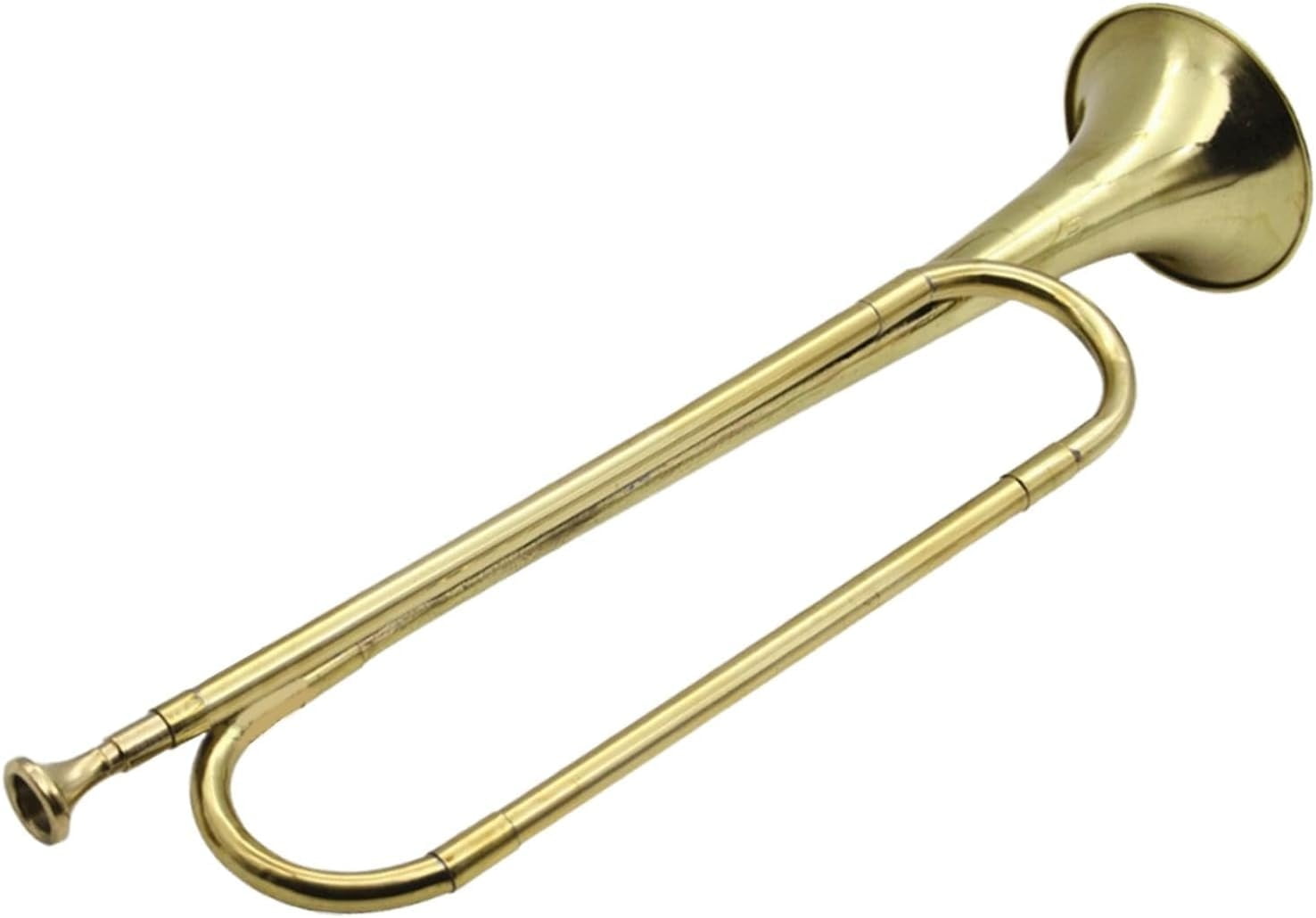 Trumpet Professional Portable with Mouthpiece Marching Bugle Brass ...